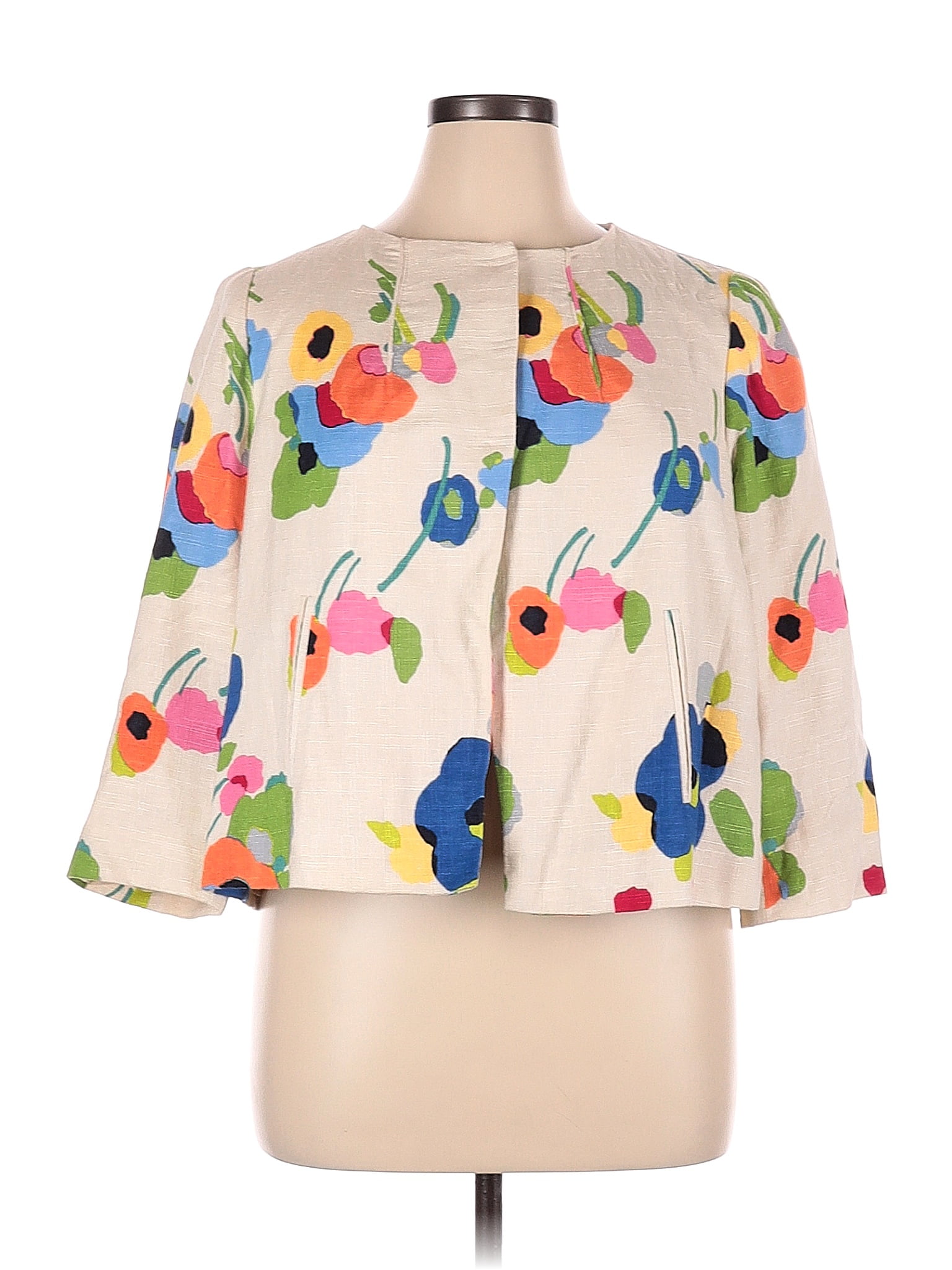 Kim Rogers Ivory Jacket Size 16 - 46% off | thredUP