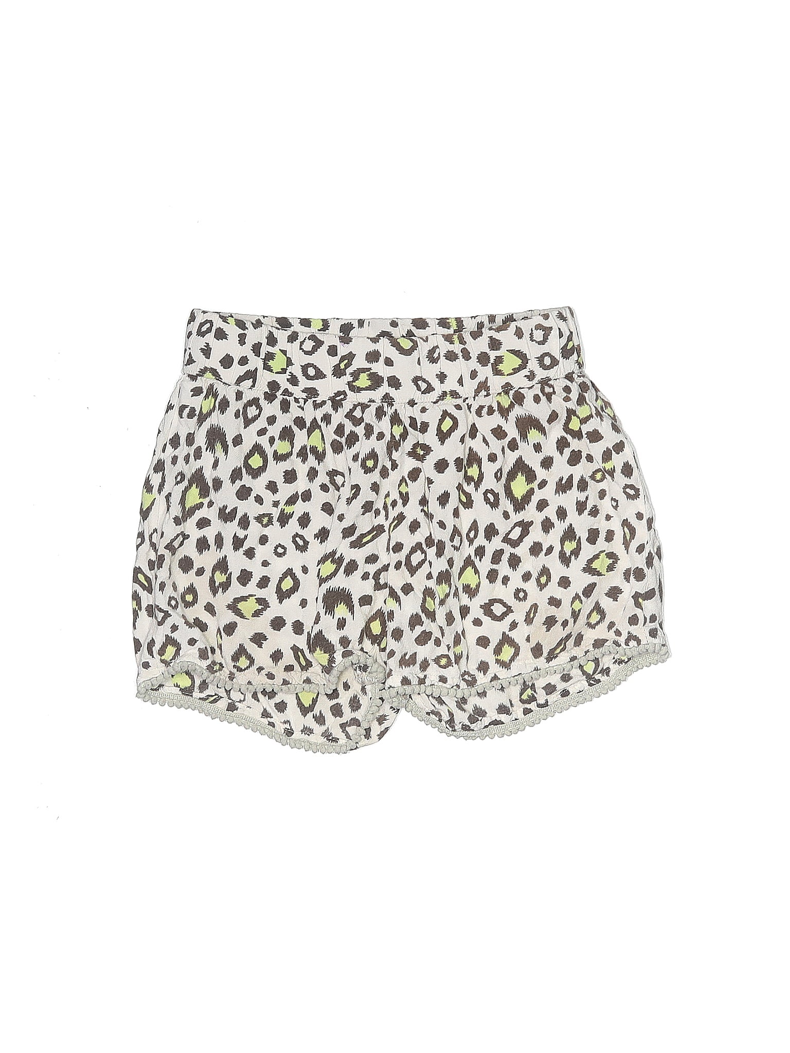 Hemisphere 100% Rayon Leopard Print Green Shorts Size 10 - 12 - 63% off ...