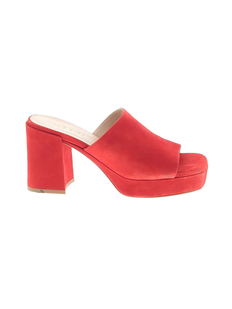 M. Gemi Color Block Red Mule/Clog Size 37.5 (EU) - 79% off | ThredUp