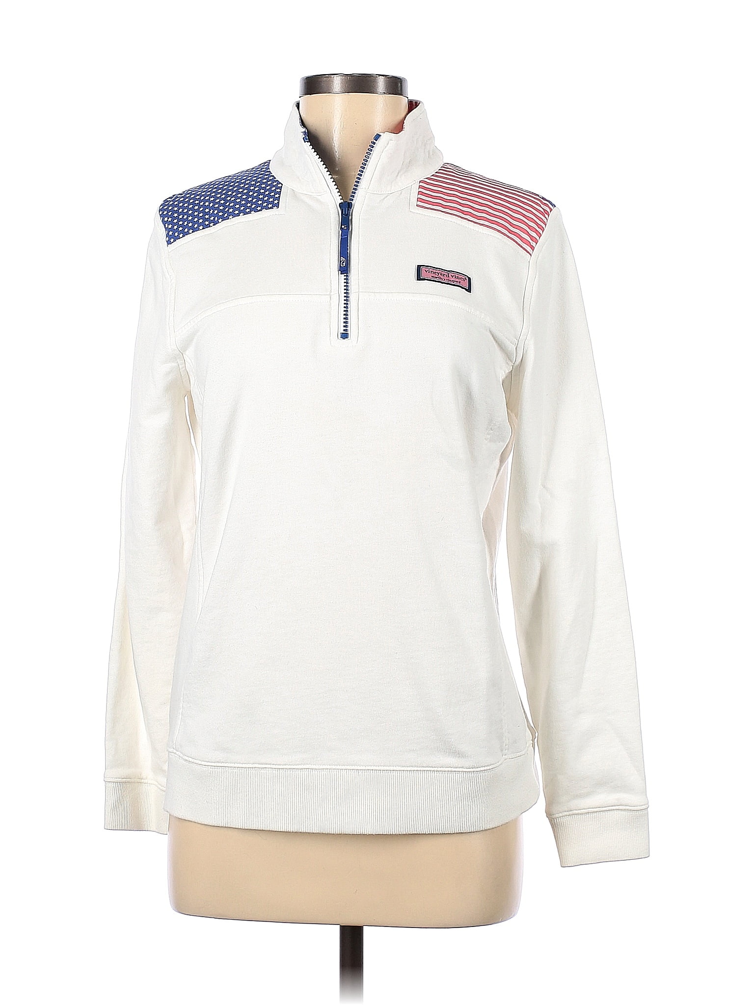 Vineyard Vines 100% Cotton White Track Jacket Size M - 58% off | thredUP