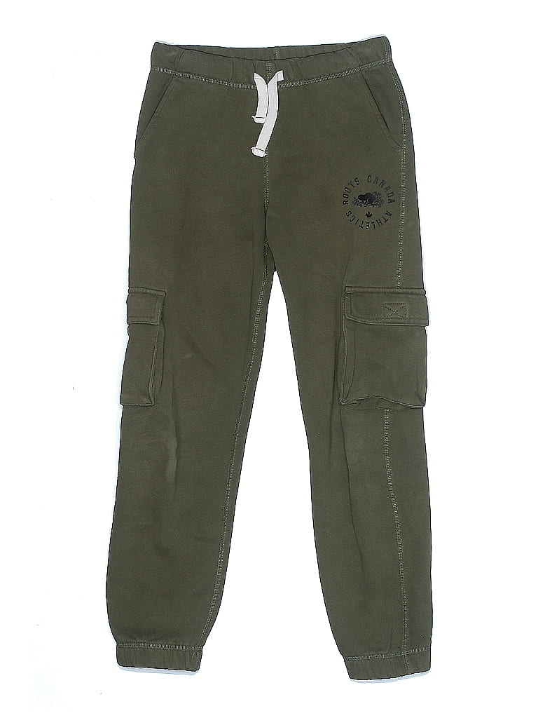 Roots Kids Green Cargo Pants Size 10 - 45% off | thredUP