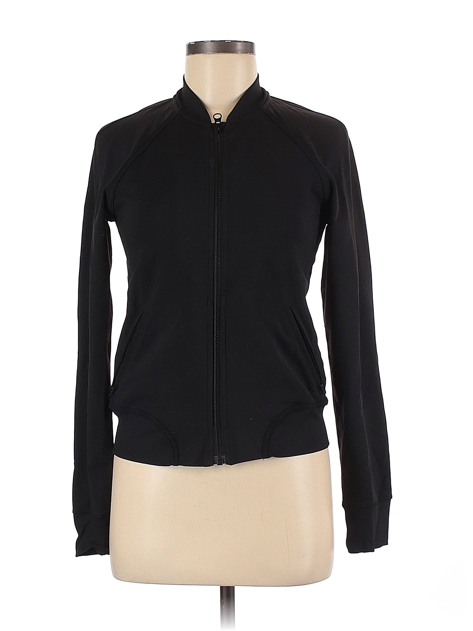 Lululemon Athletica Black Track Jacket Size 6 - 50% off | thredUP