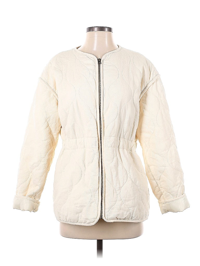 Universal Thread 100% Cotton Ivory Jacket Size S - 37% off | thredUP