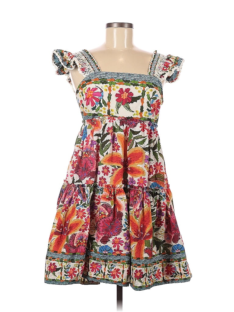 FARM Rio 100% Cotton Red Casual Dress Size M - 52% off | thredUP