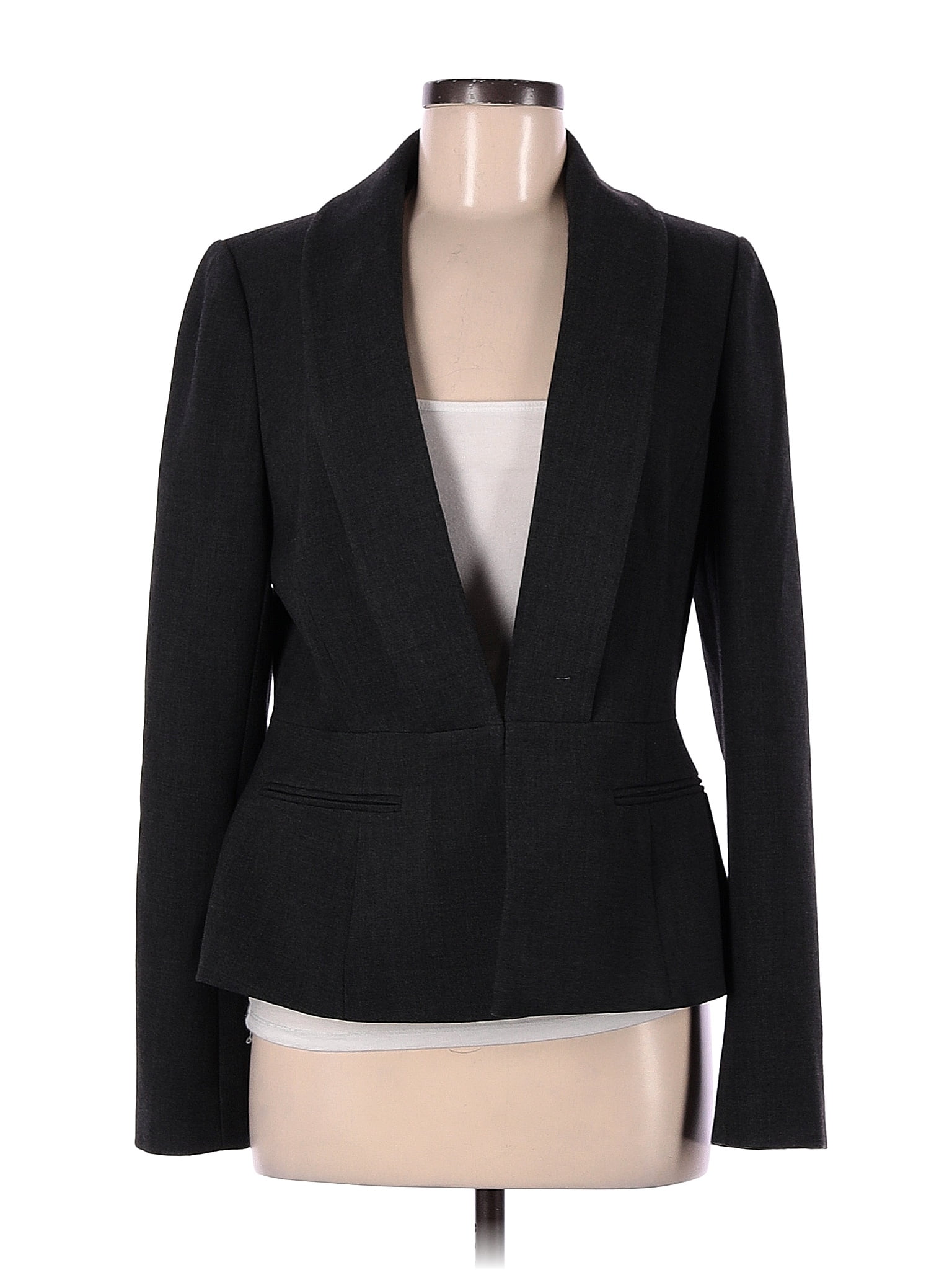 Ann Taylor Solid Black Blazer Size 6 - 80% off | thredUP