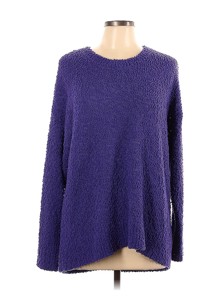 Seven7 100% Polyester Purple Pullover Sweater Size L - 73% off | thredUP