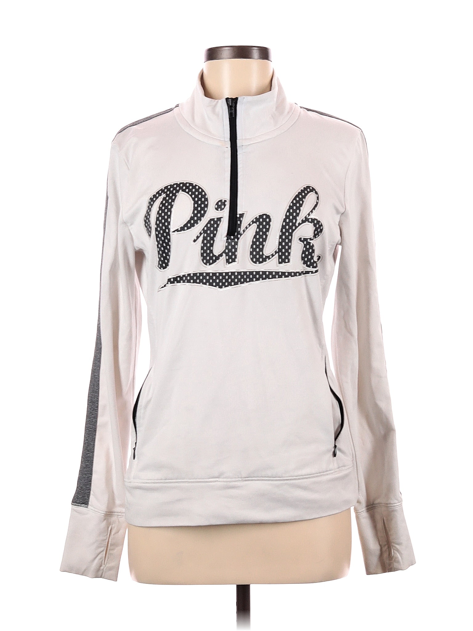 Victorias Secret Pink Pink Track Jacket Size M 54 Off Thredup
