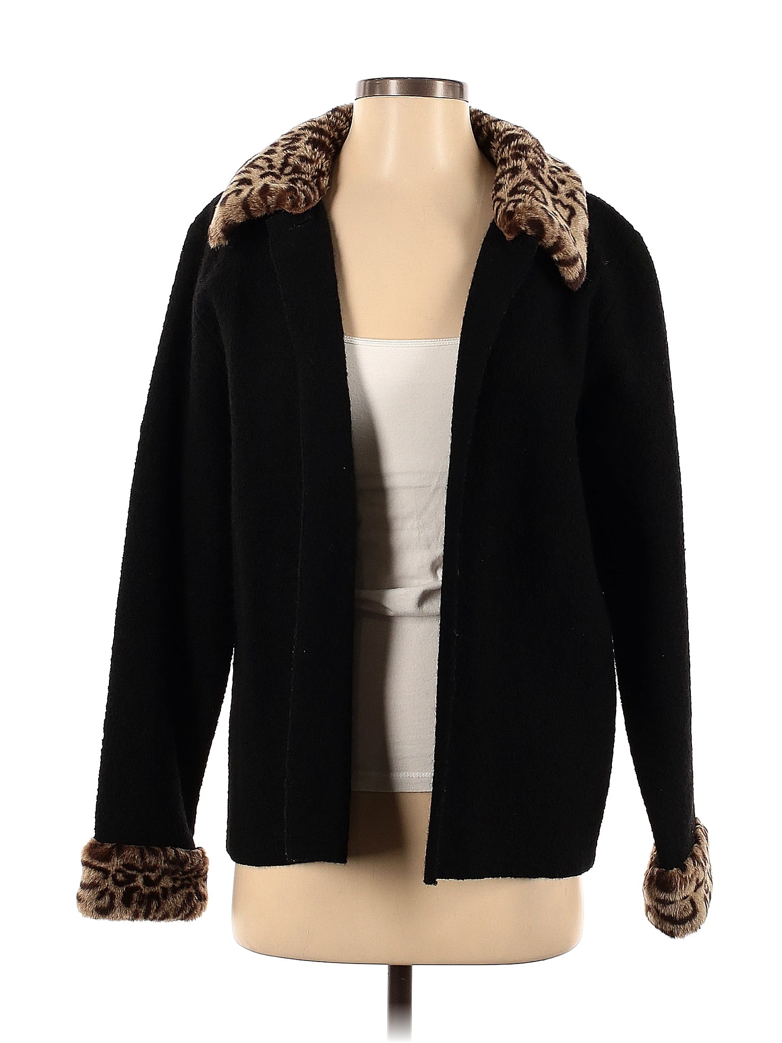 Alexandra Bartlett 100% Acetate Black Cardigan Size M - 55% off | thredUP