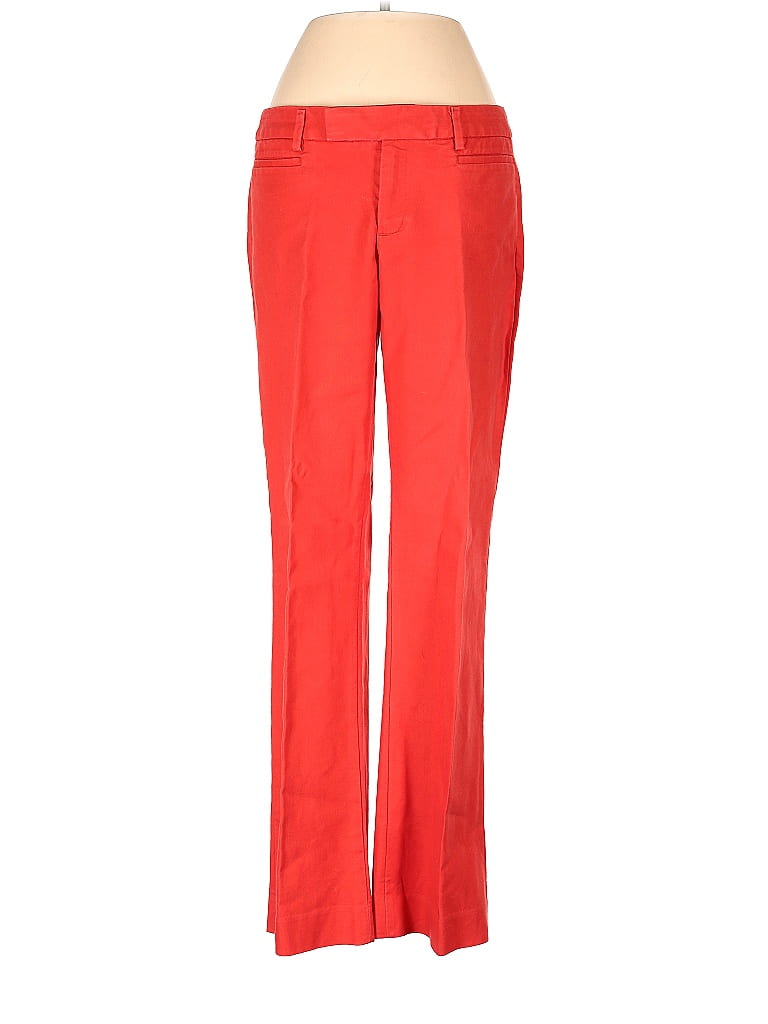 Gap 100% Cotton Red Dress Pants Size 2 - 68% off | thredUP