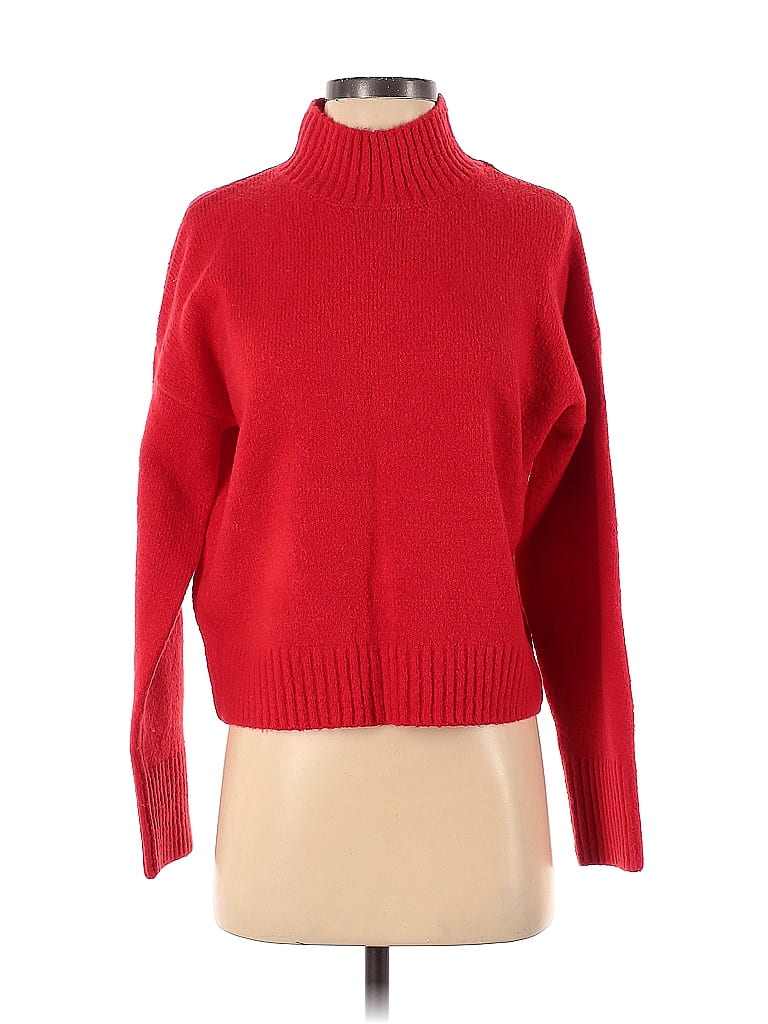 Double Zero Red Turtleneck Sweater Size S - 58% off | thredUP