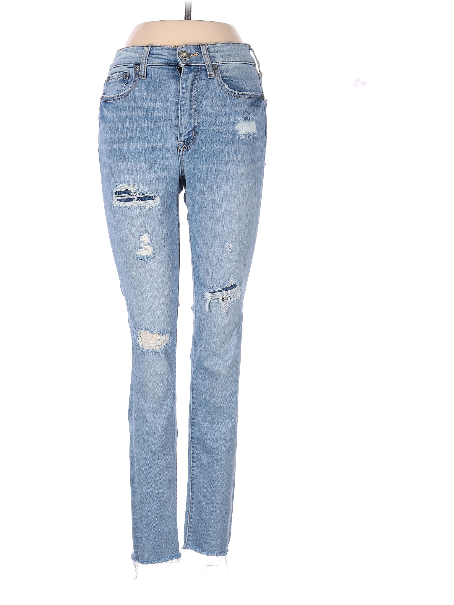 Aero Solid Blue Jeans Size 00 - 60% off | ThredUp