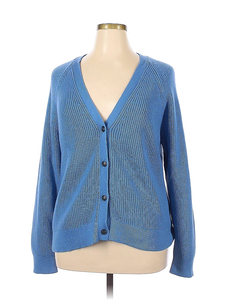 Talbots Blue Cardigan Size XL - 75% off | thredUP