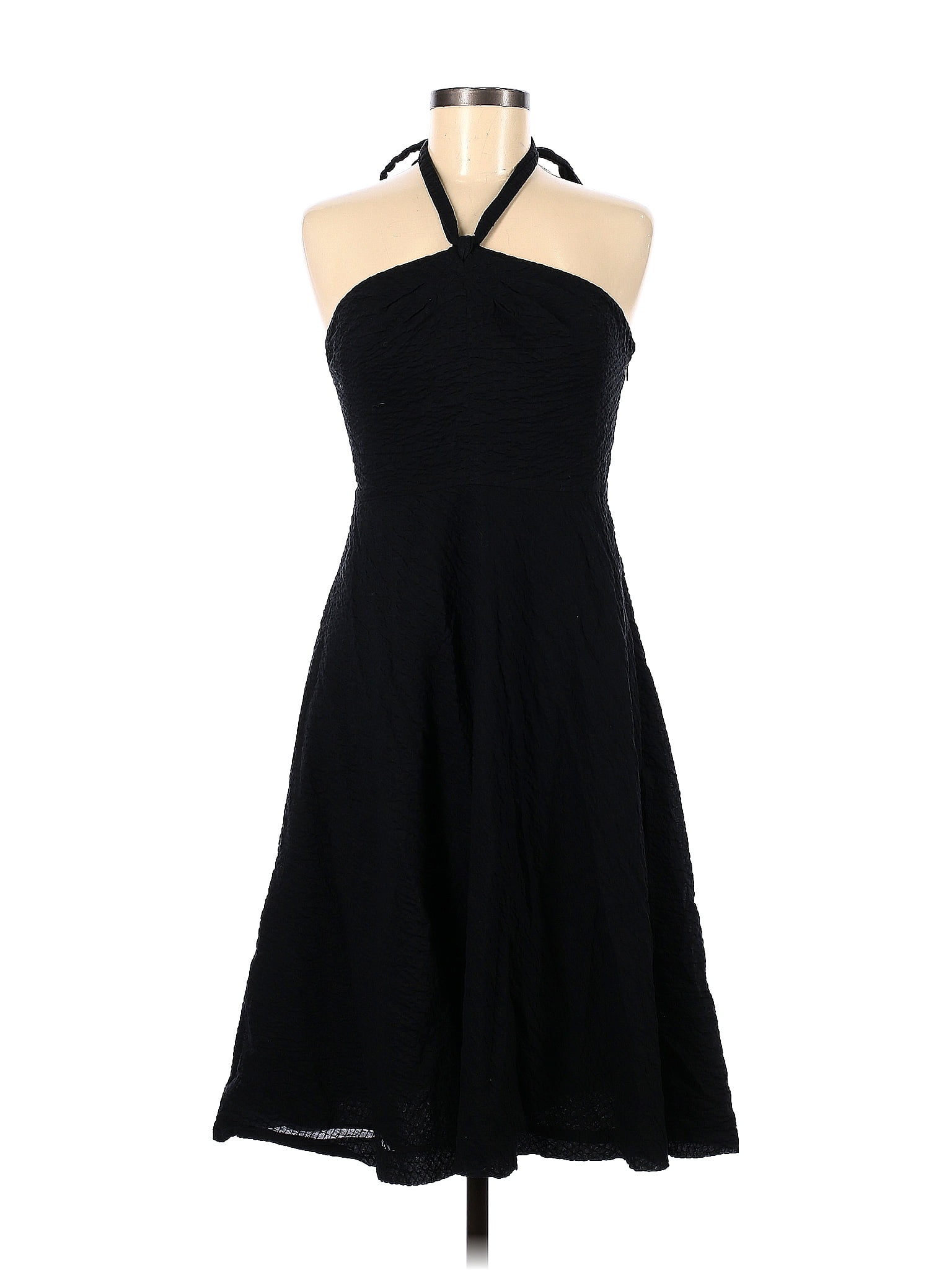 J Crew 100 Cotton Black Cocktail Dress Size 6 77 Off Thredup