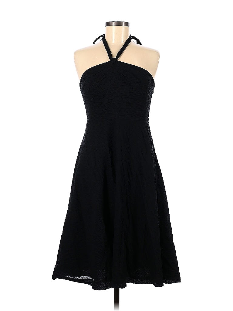 J Crew 100 Cotton Black Cocktail Dress Size 6 77 Off Thredup