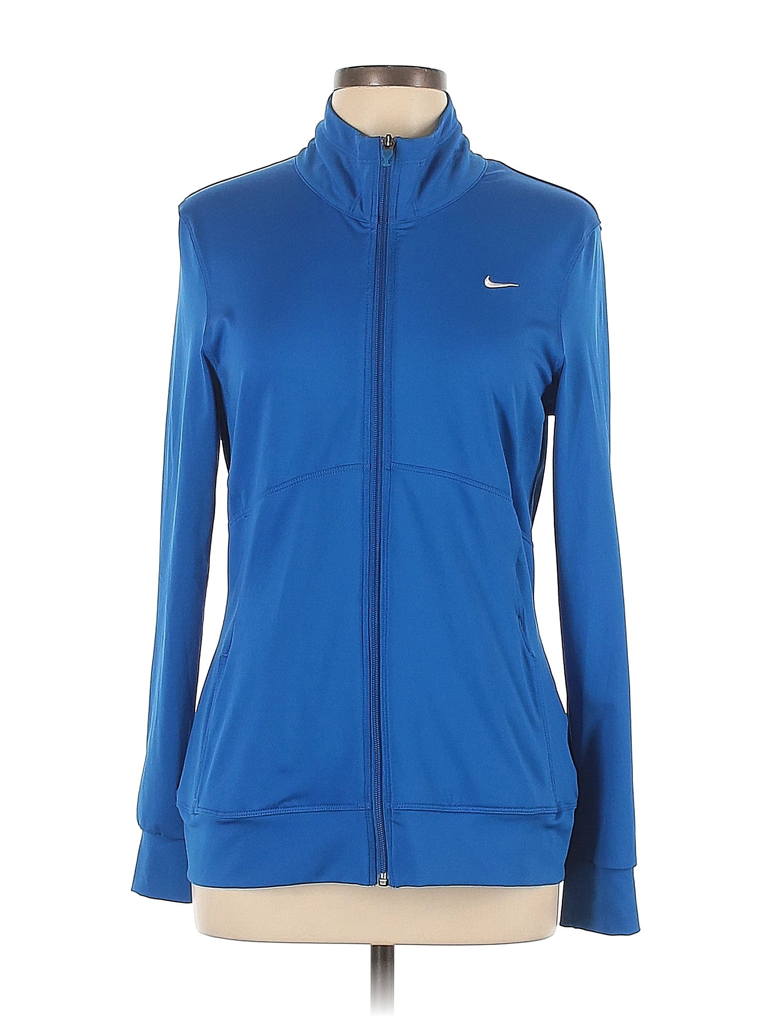 Nike Blue Track Jacket Size L - 59% off | thredUP