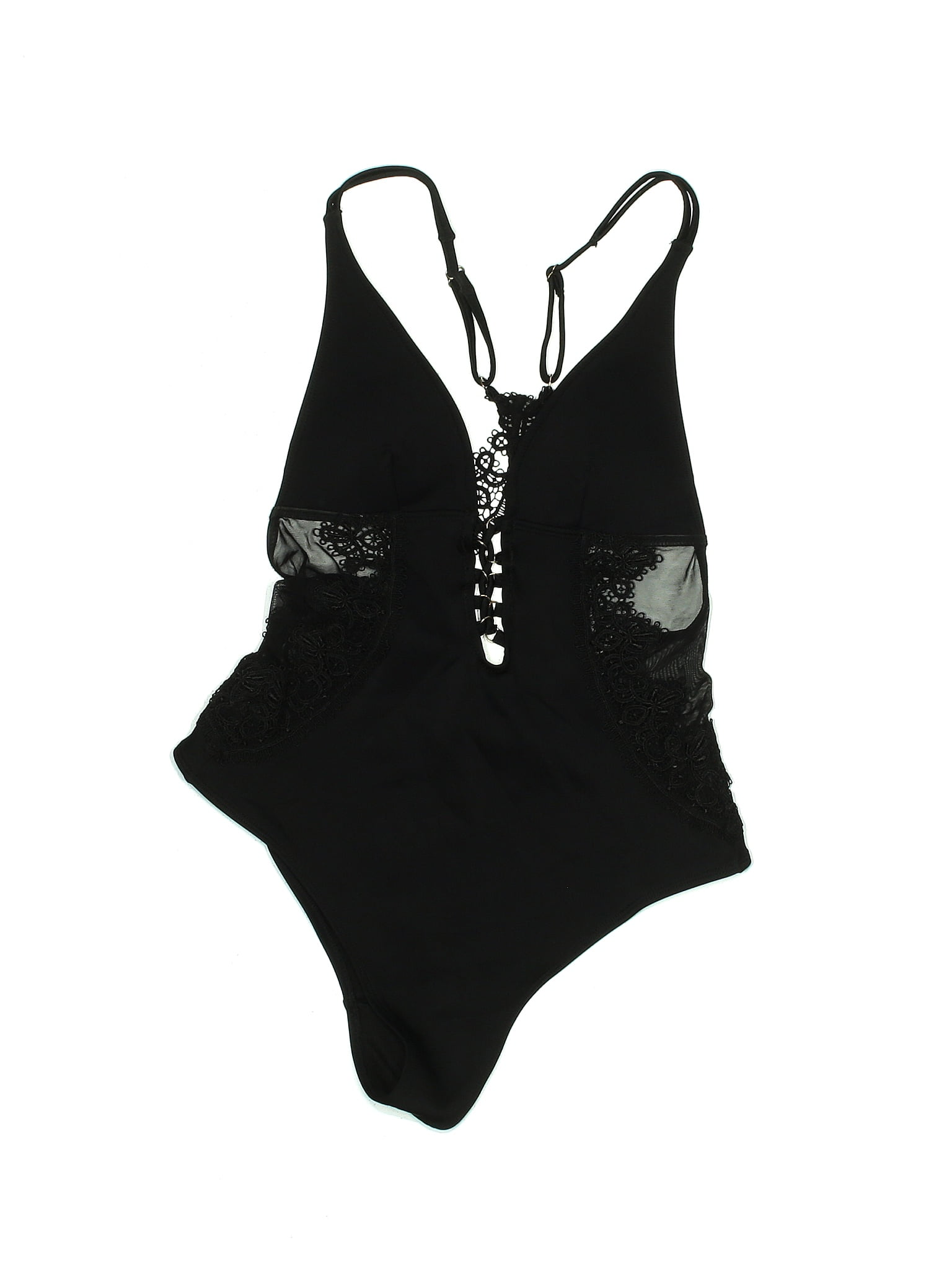 Assorted Brands Solid Black One Piece Swimsuit Size 8 - 60% off | ThredUp