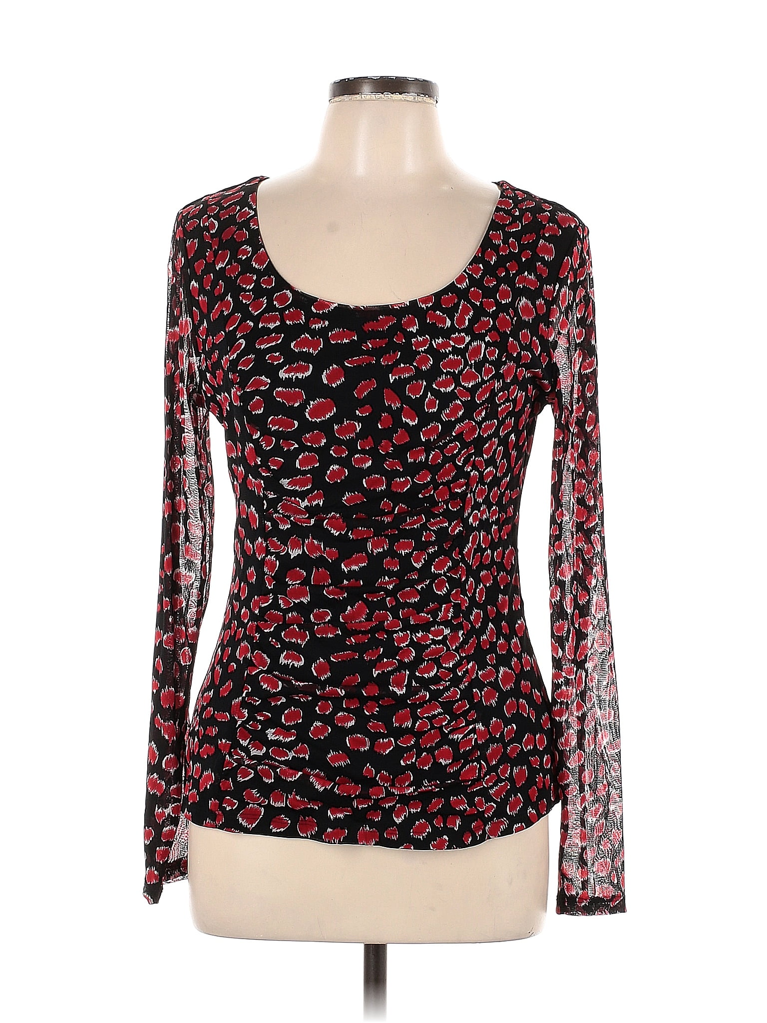 INC International Concepts 100% Nylon Black Long Sleeve Top Size L - 69 ...