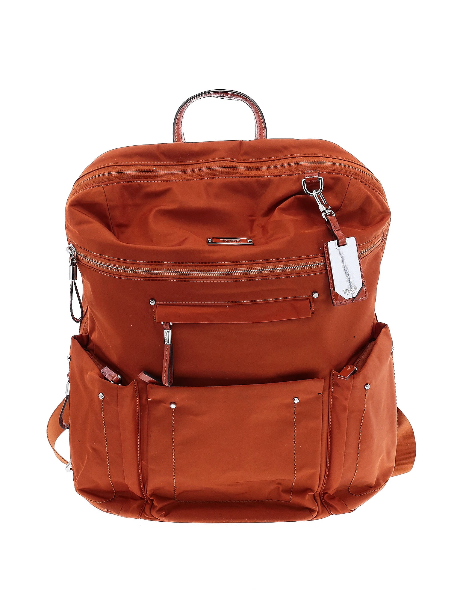Tumi Solid Orange Backpack One Size - 74% off | thredUP