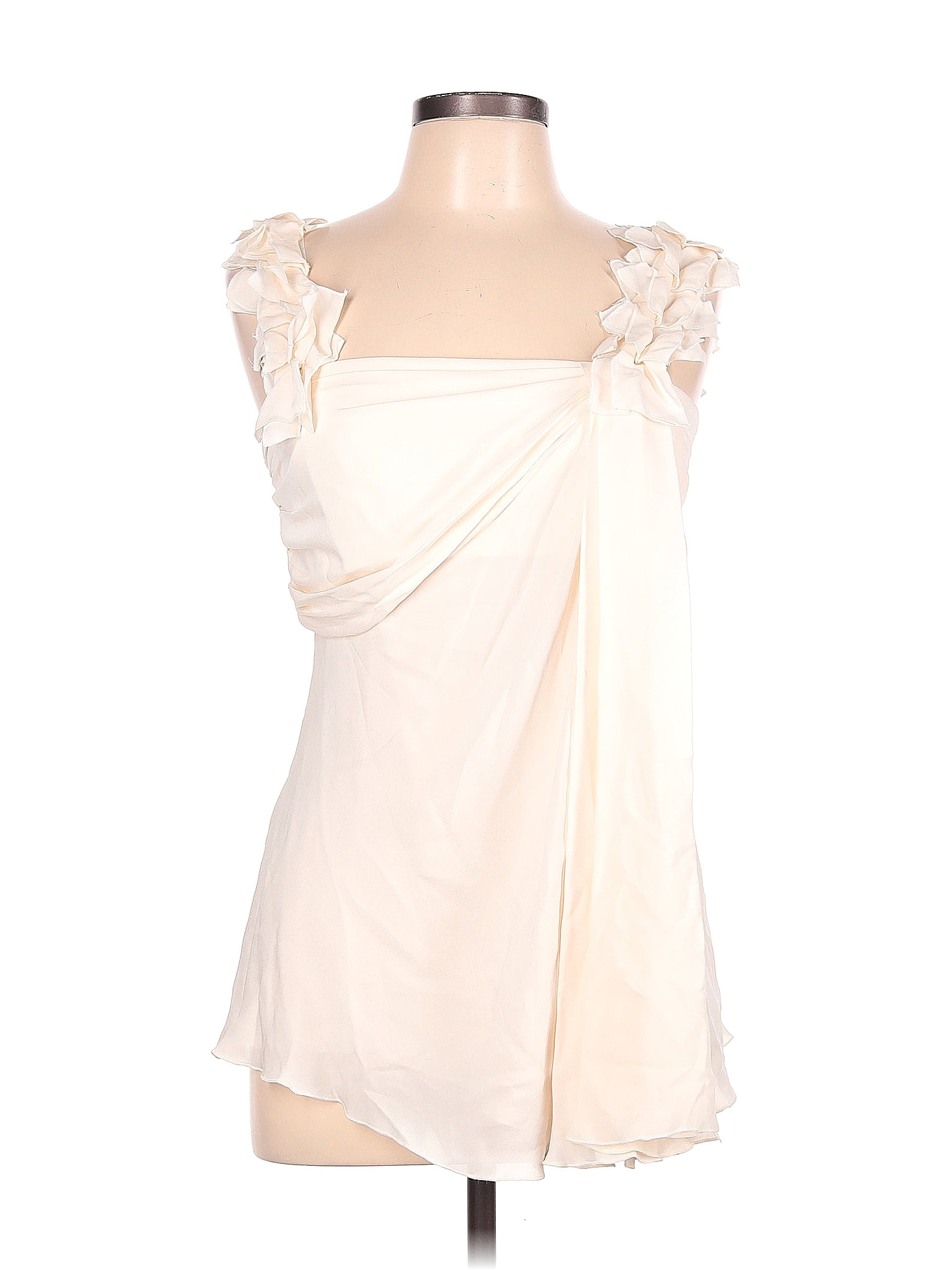 Robert Rodriguez 100% Silk Ivory Sleeveless Silk Top Size 10 - 79% off ...
