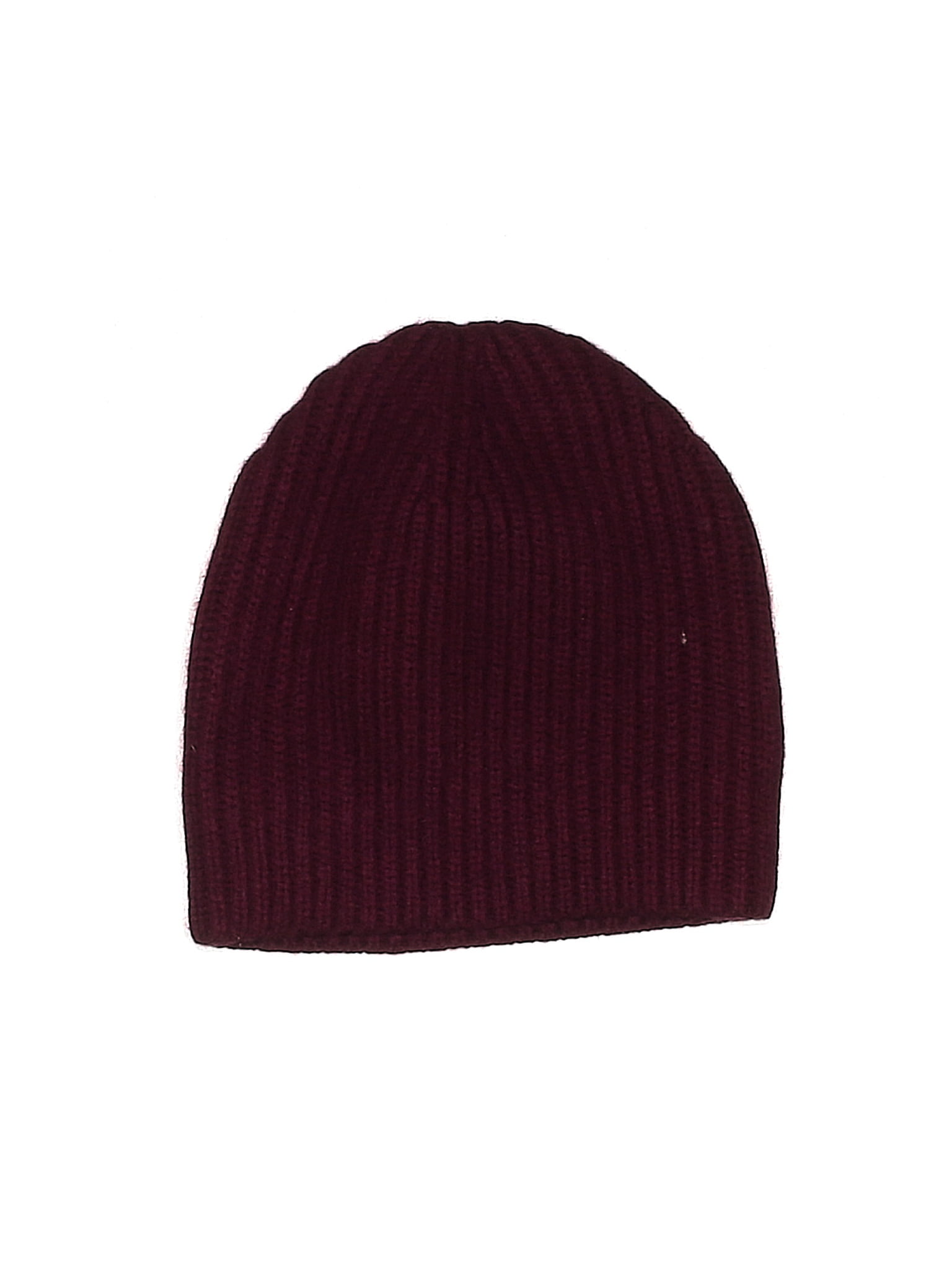 The Cashmere Project 100% Cashmere Solid Maroon Burgundy Beanie One ...