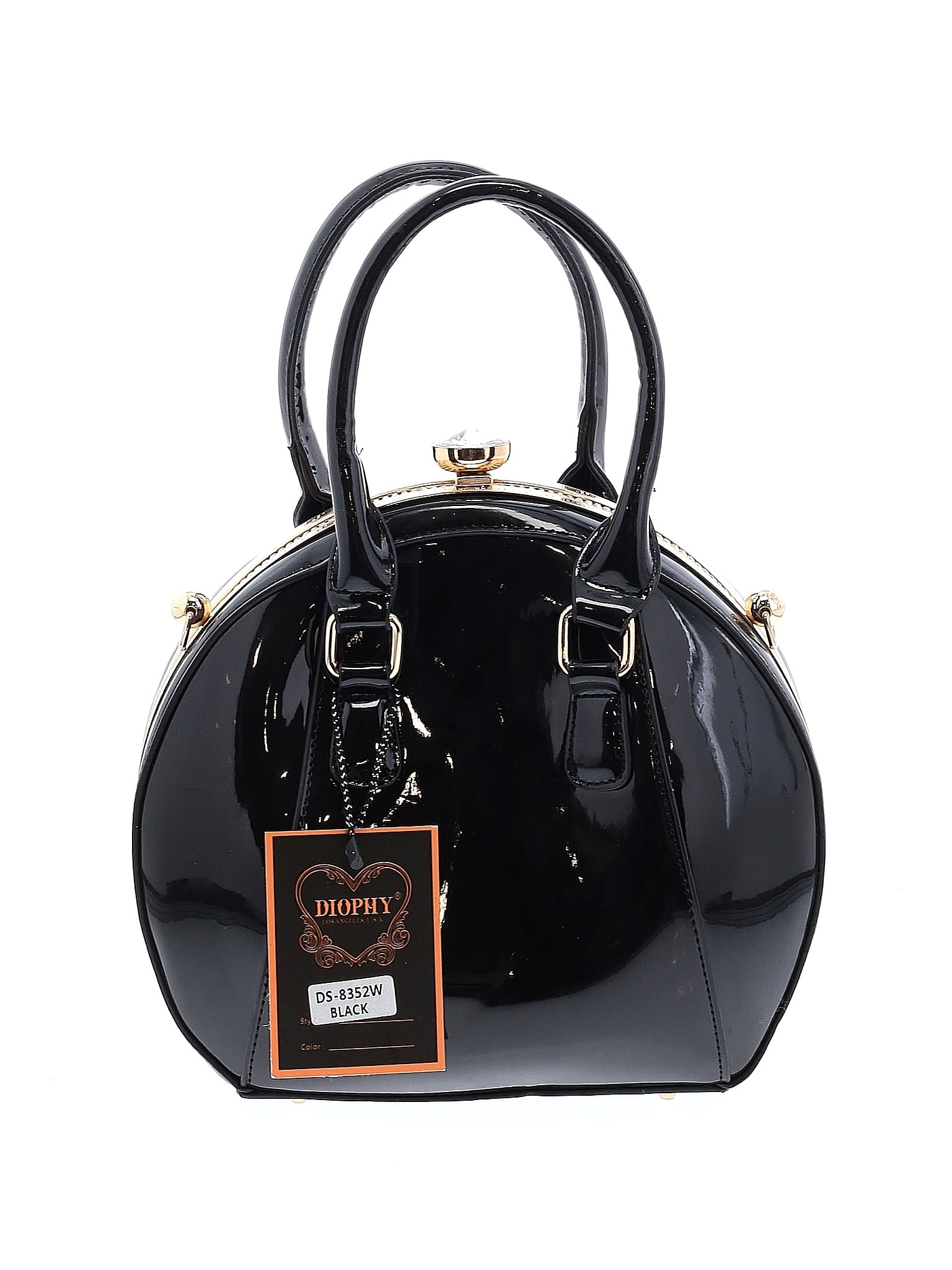 Diophy Solid Black Satchel One Size - 66% off | ThredUp