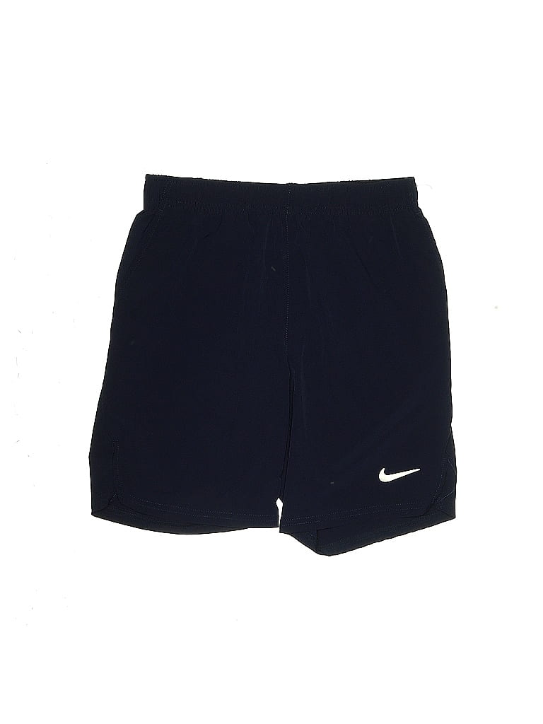 Nike Color Block Solid Blue Athletic Shorts Size L Kids 48 Off