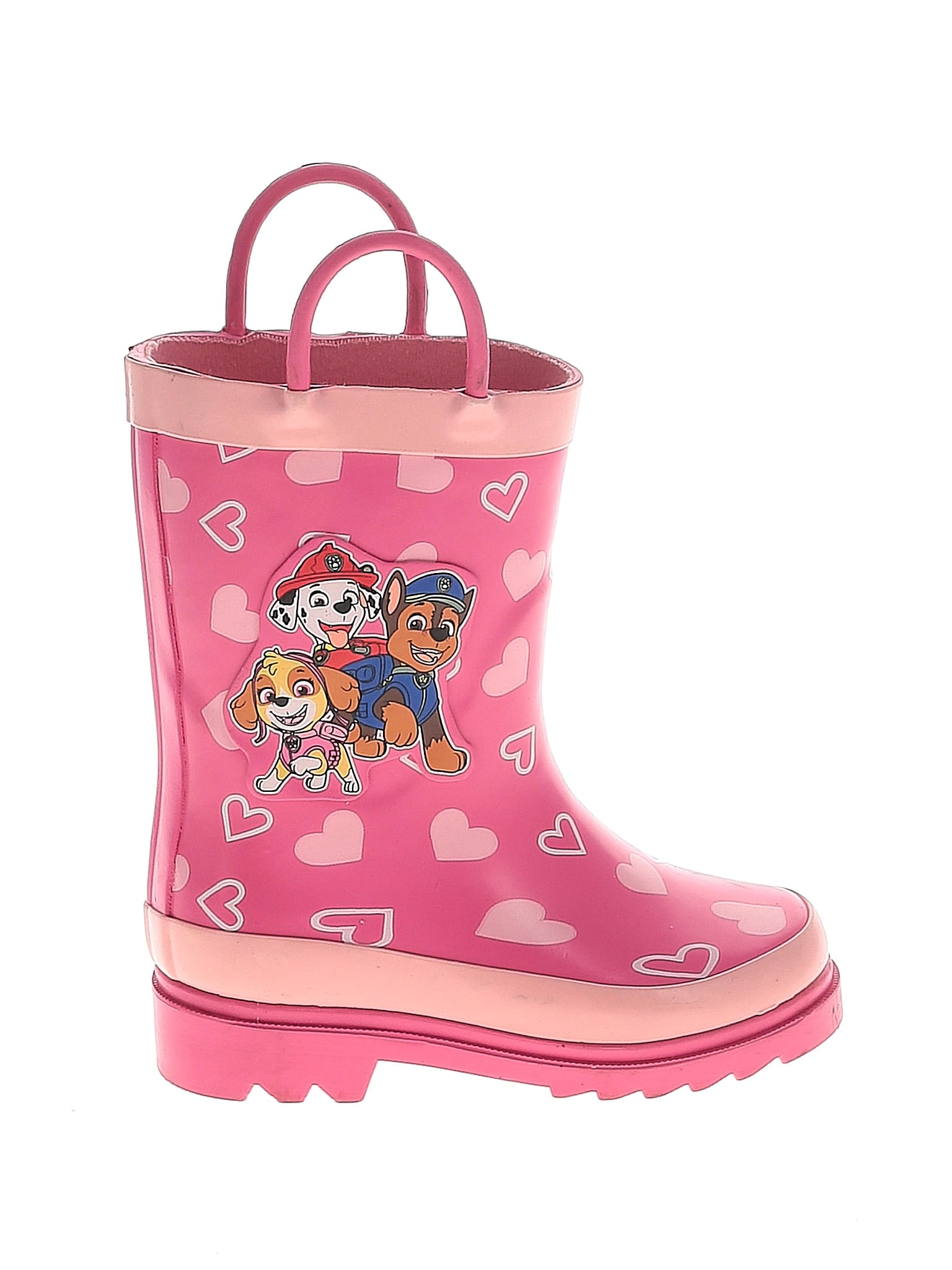 Nickelodeon Color Block Pink Rain Boots Size 7 - 59% off | thredUP