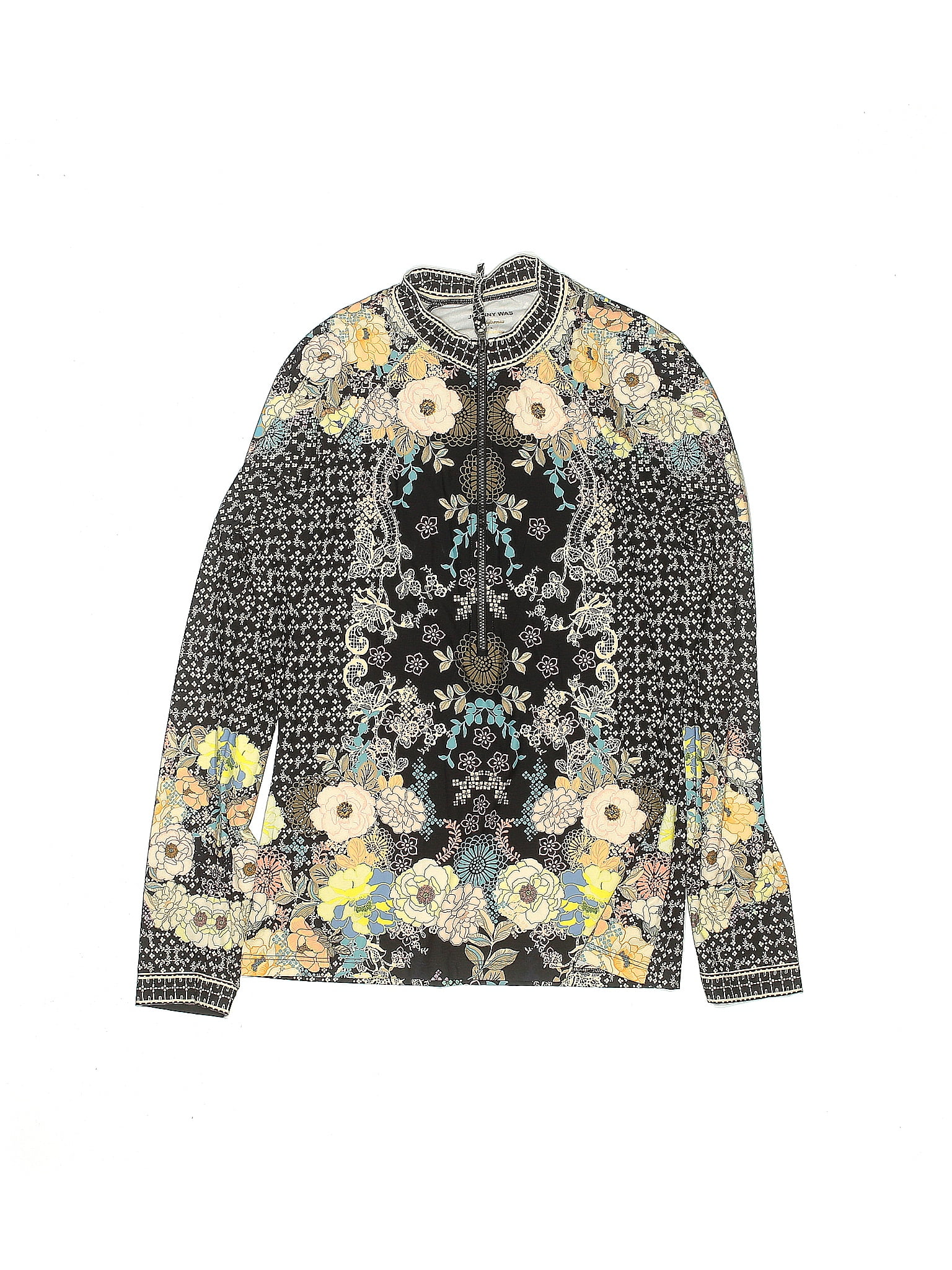 Johnny Was Floral Multi Color Gray Rash Guard Size L - 74% off | thredUP