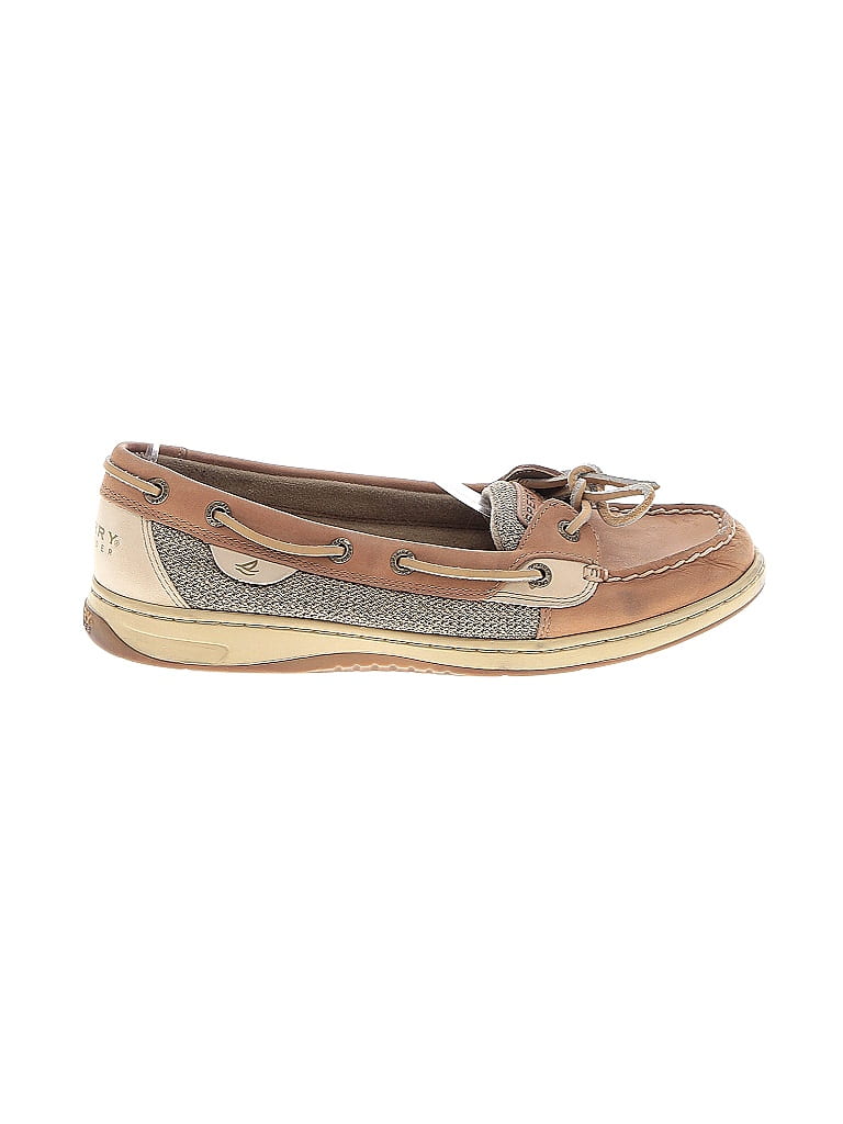 Sperry Top Sider Tan Flats Size 9 - 61% off | thredUP