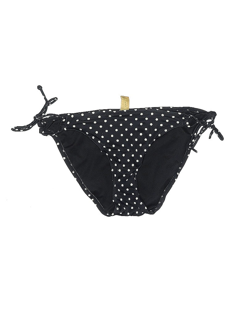 Victorias Secret Polka Dots Black Swimsuit Bottoms Size S 65 Off