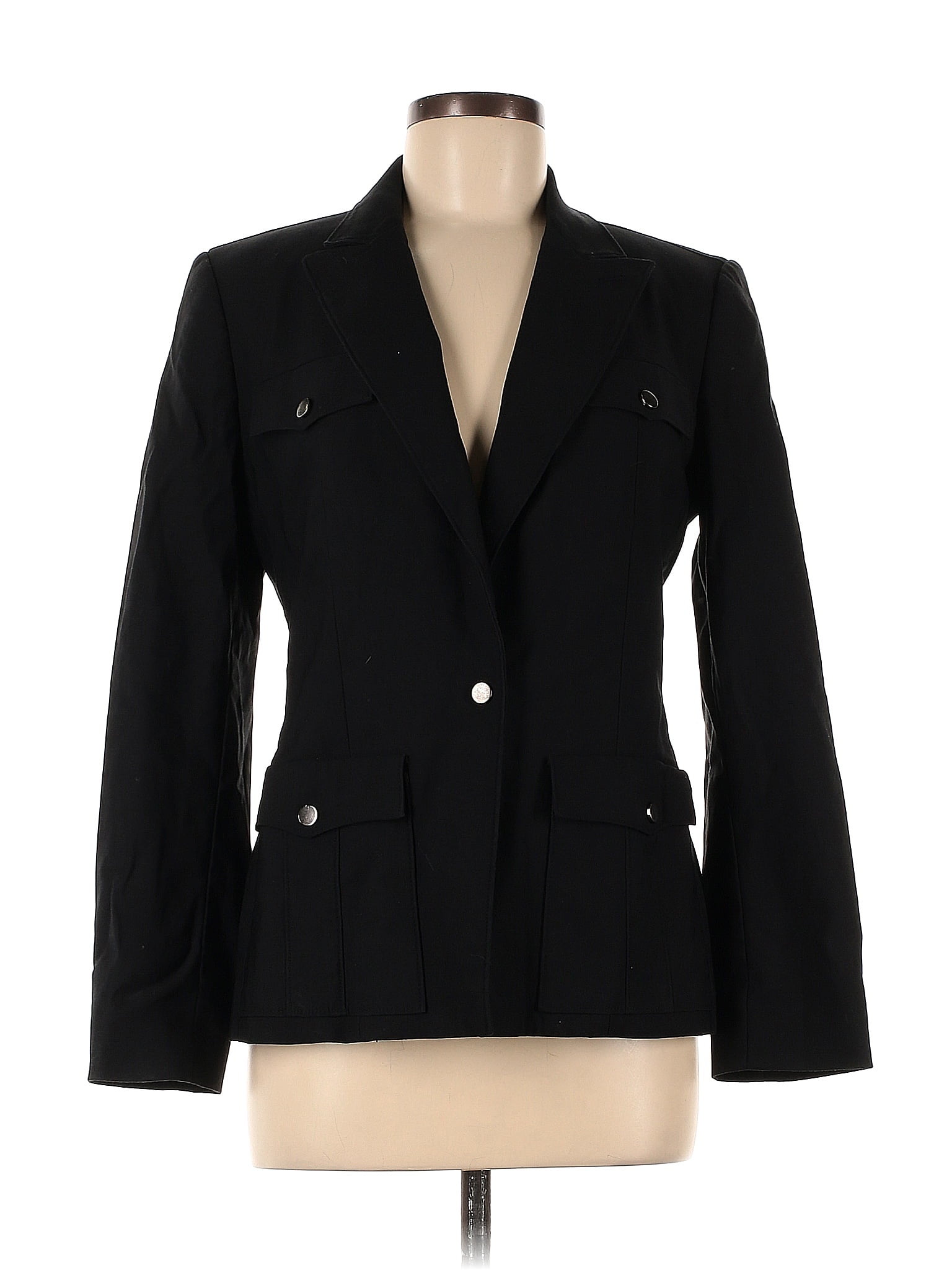 Express Solid Black Blazer Size 7 - 83% off | ThredUp