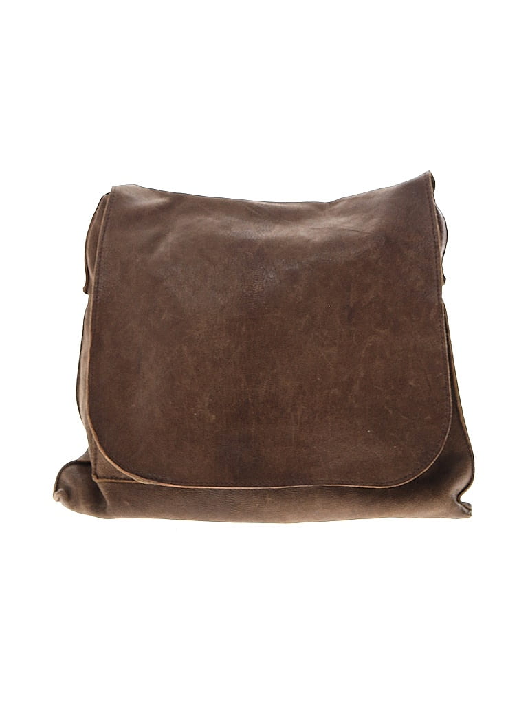 B.May Bags Brown Leather Crossbody Bag One Size - 74% off | ThredUp