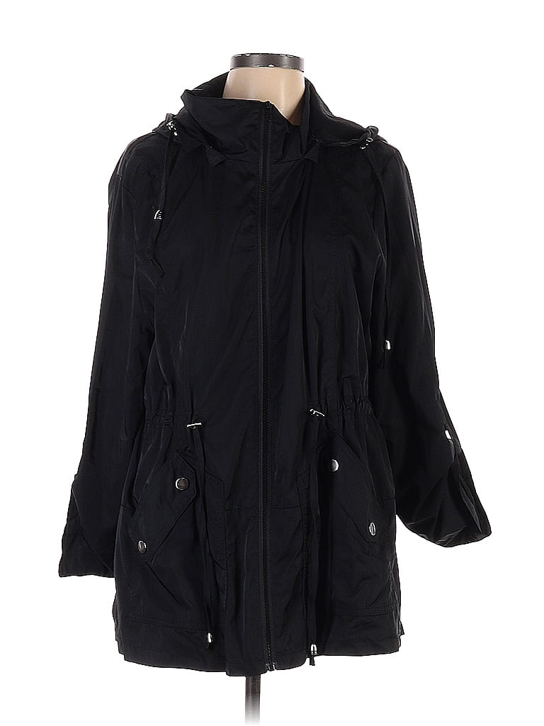 Angvns Solid Black Jacket Size XL - 50% off | thredUP