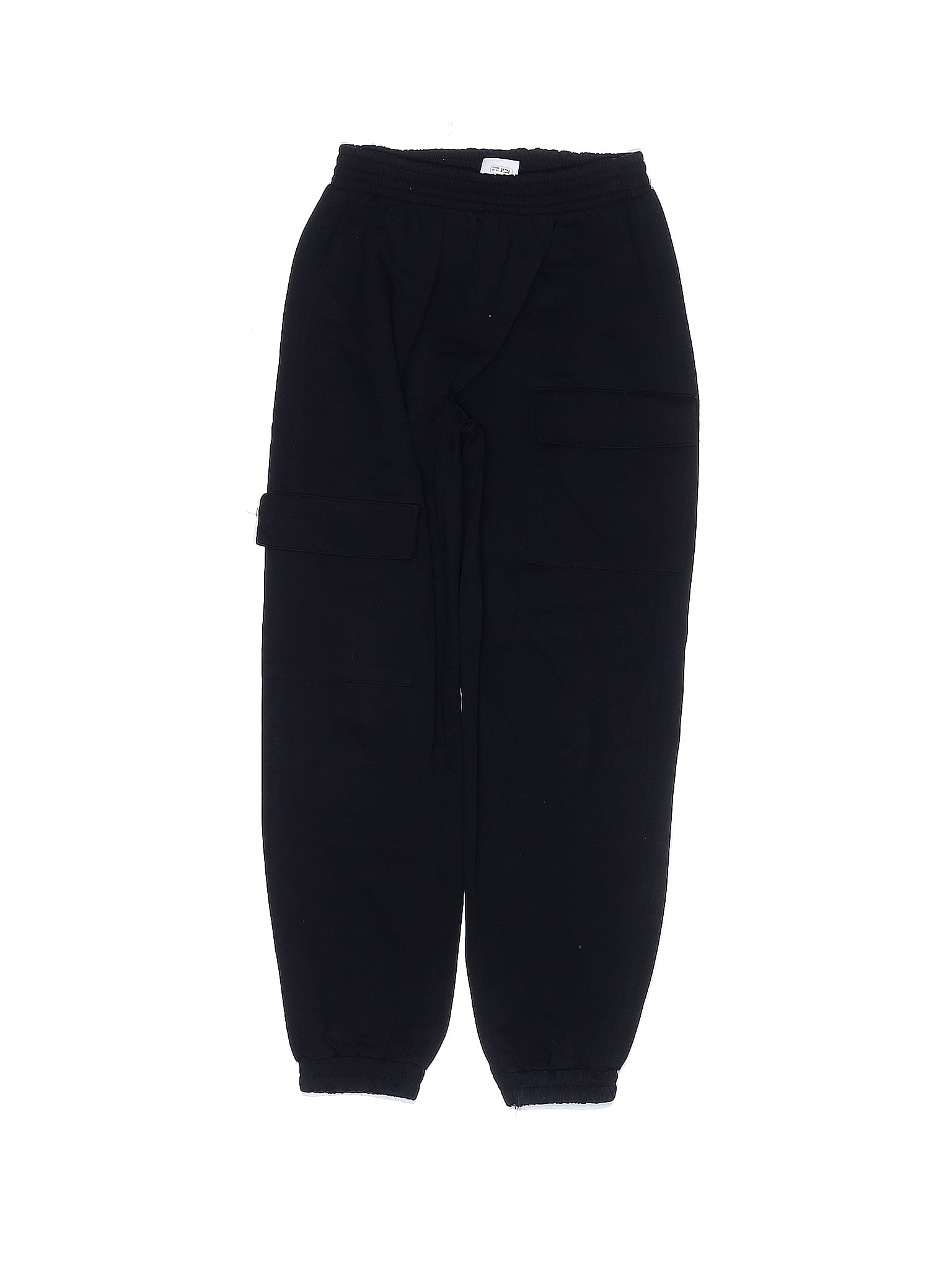 Zara 100 Cotton Solid Black Cargo Pants Size 11 12 69 Off Thredup