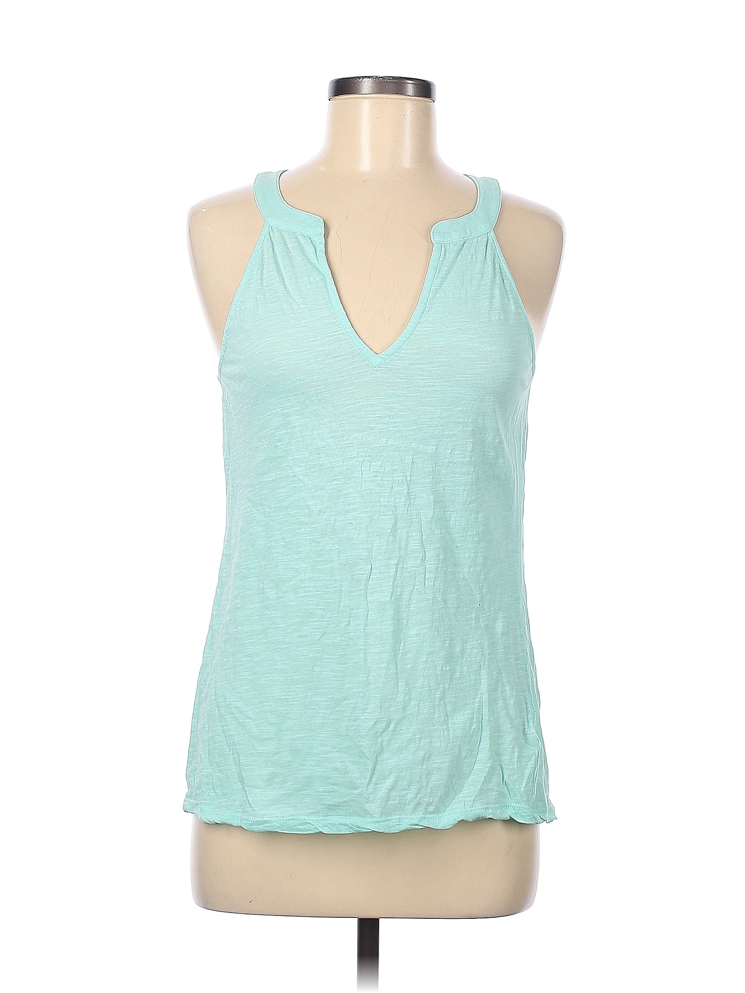 Lilly Pulitzer 100 Cotton Teal Sleeveless Top Size M 64 Off Thredup
