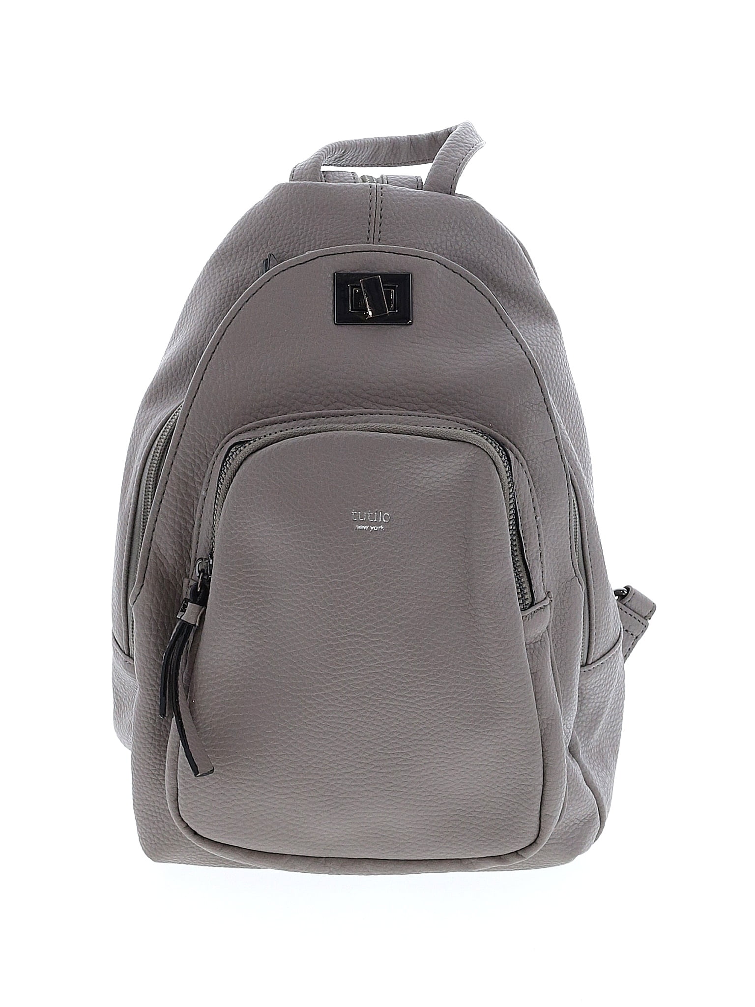 Tutilo Solid Gray Backpack One Size - 60% off | thredUP