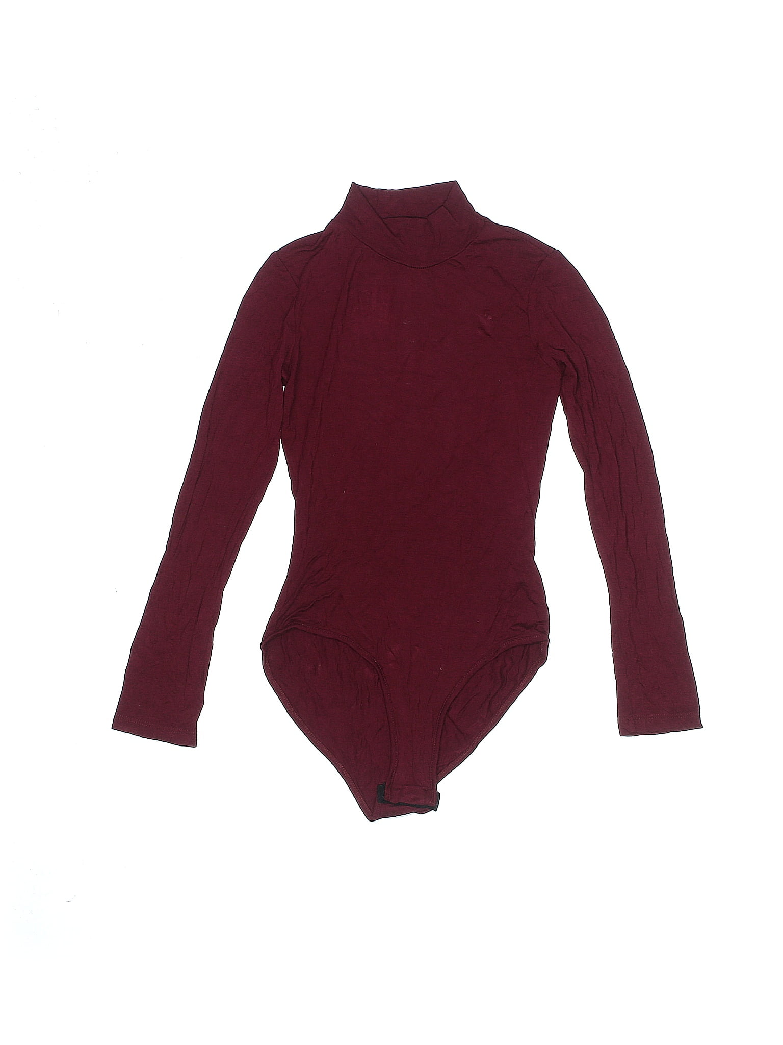 Velvet Torch Solid Maroon Burgundy Bodysuit Size S - 58% off | thredUP