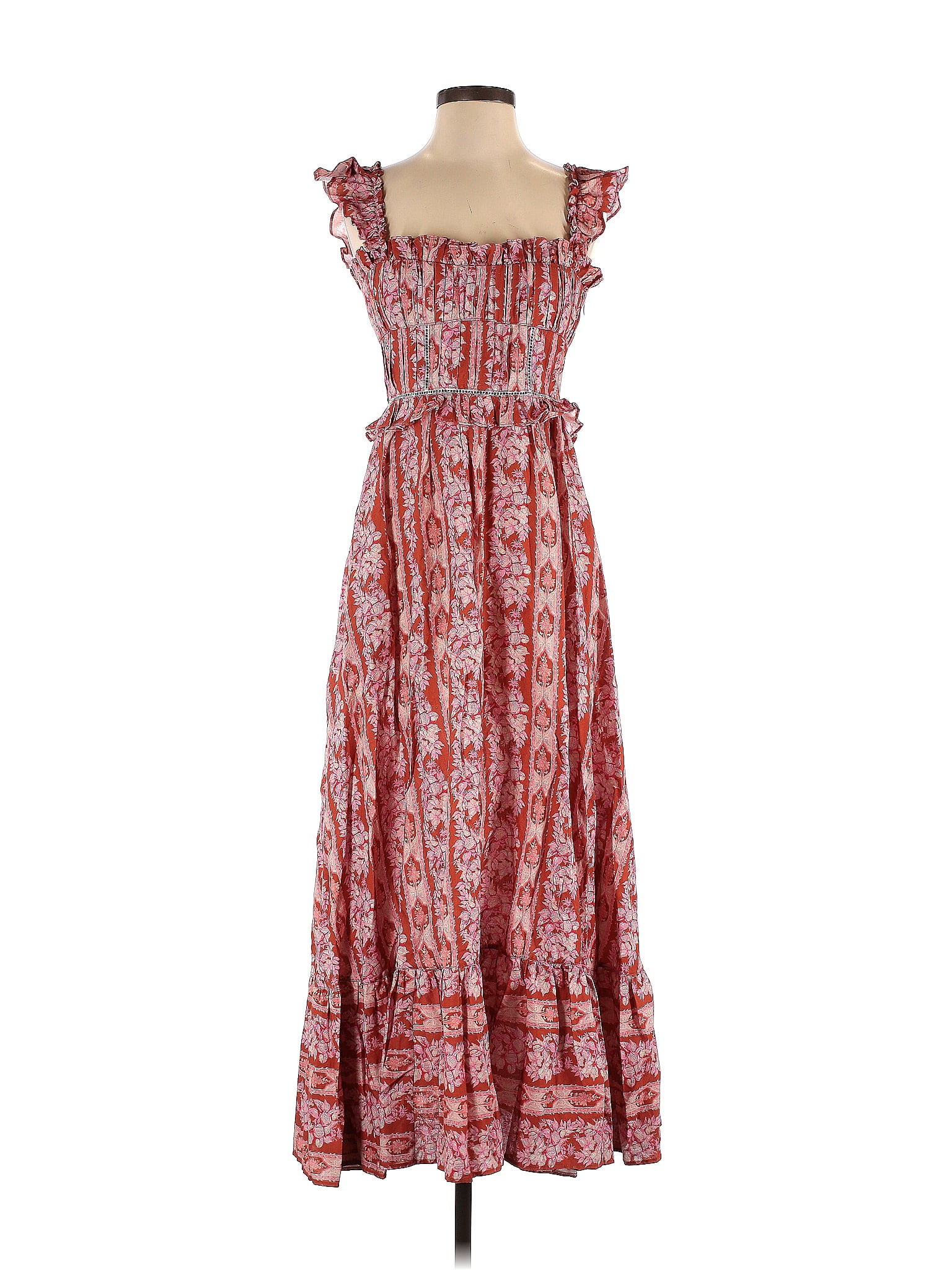 Lug Von Siga Multi Color Red Casual Dress Size 36 (EU) - 67% off | thredUP