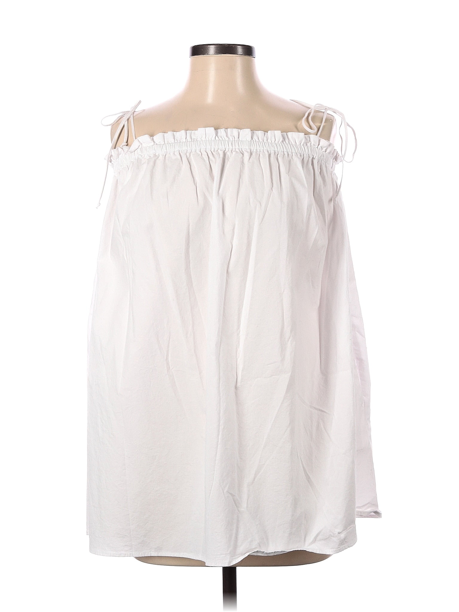 Show Me Your Mumu Solid White Sleeveless Blouse Size S - 70% off | thredUP