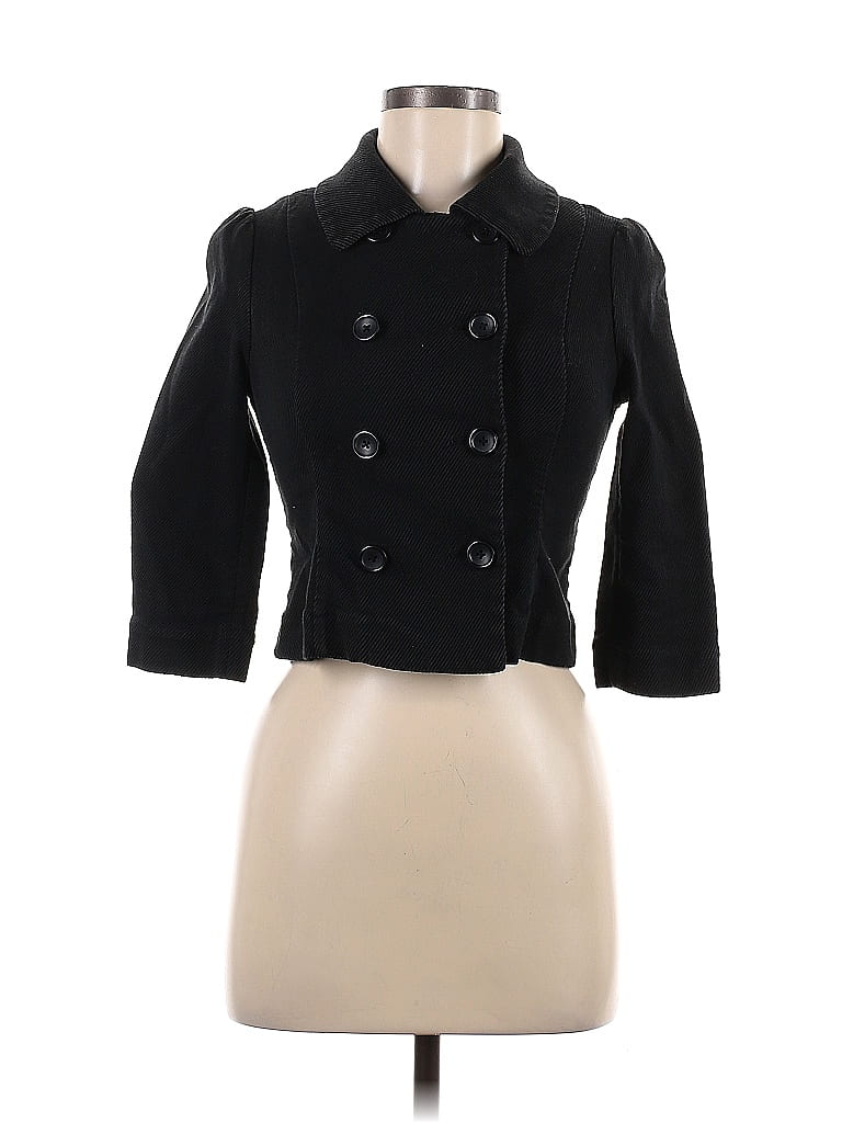 Express Design Studio Solid Black Jacket Size 6 - 73% off | thredUP