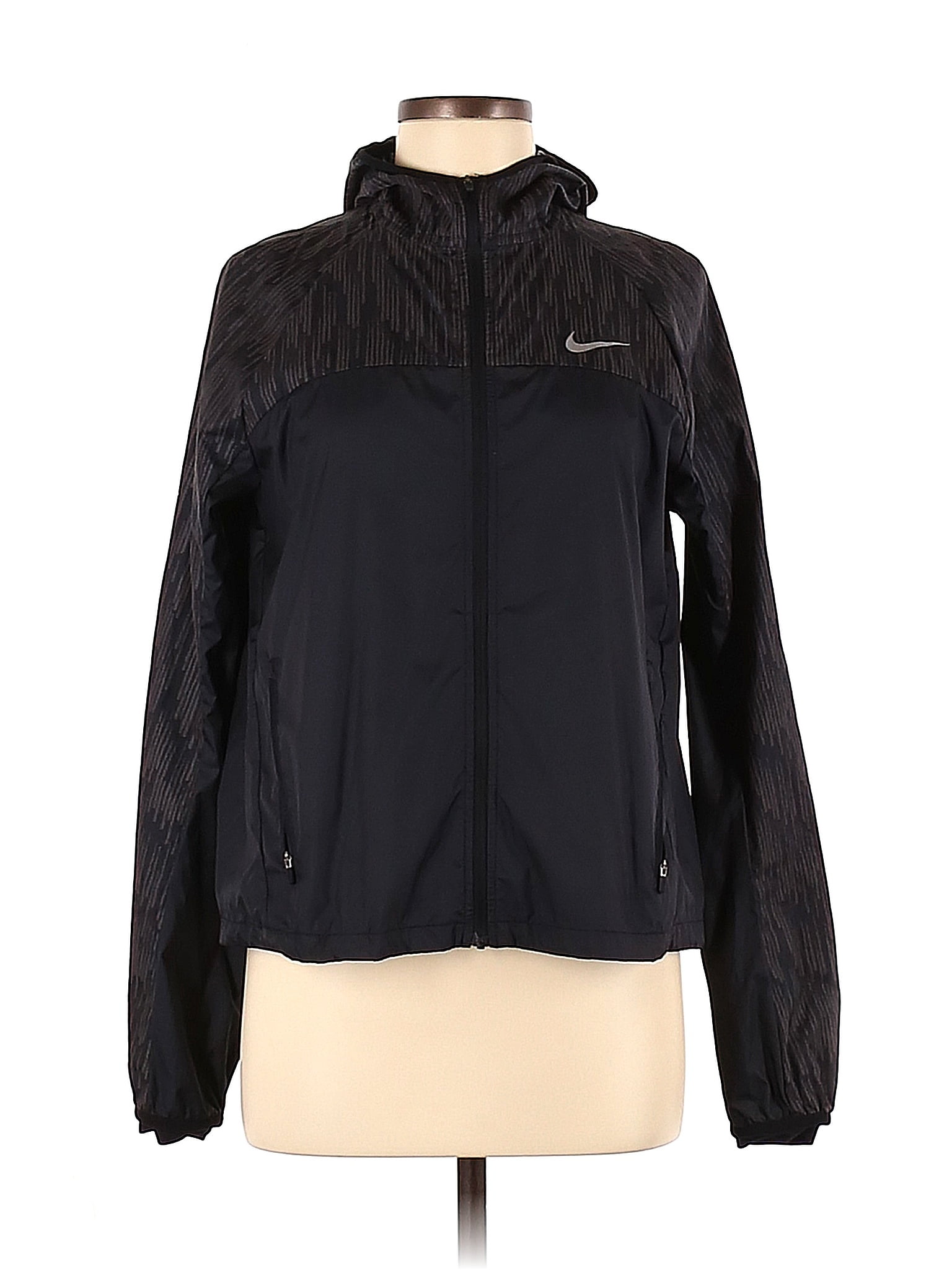 Nike 100% Polyester Black Track Jacket Size M - 59% off | thredUP