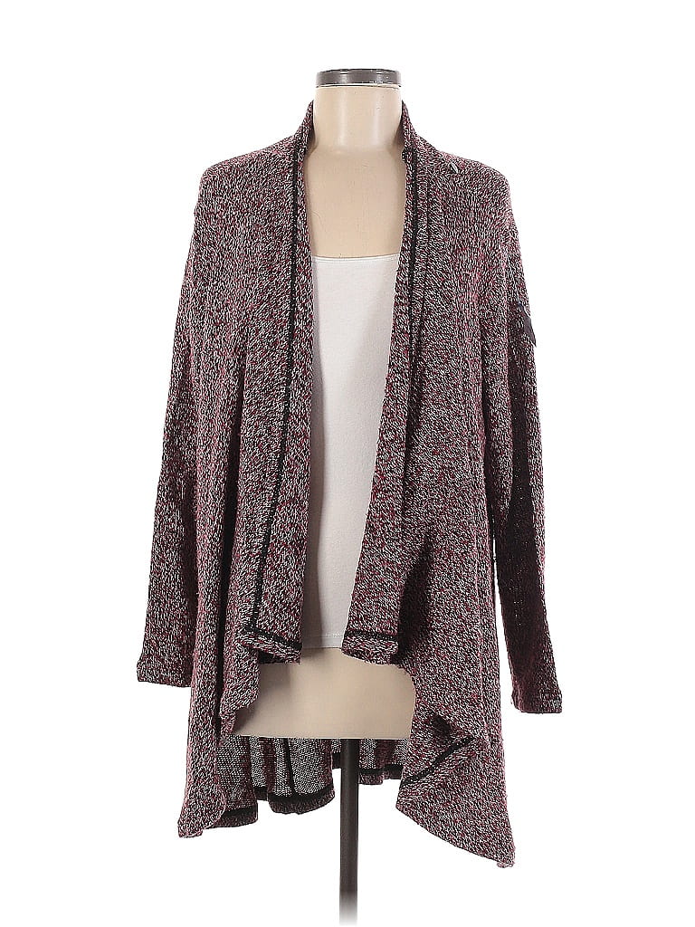 Anthony Richards 100% Acrylic Color Block Marled Multi Color Burgundy ...