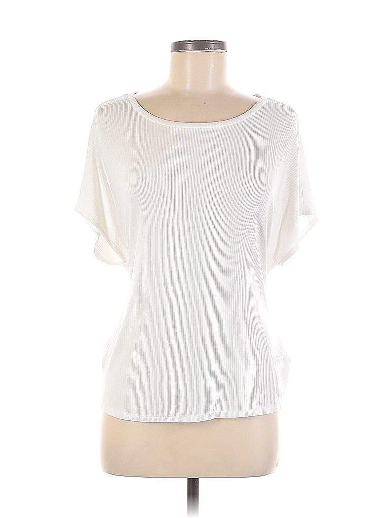 Express Outlet White Short Sleeve T-Shirt Size M - 36% off | thredUP