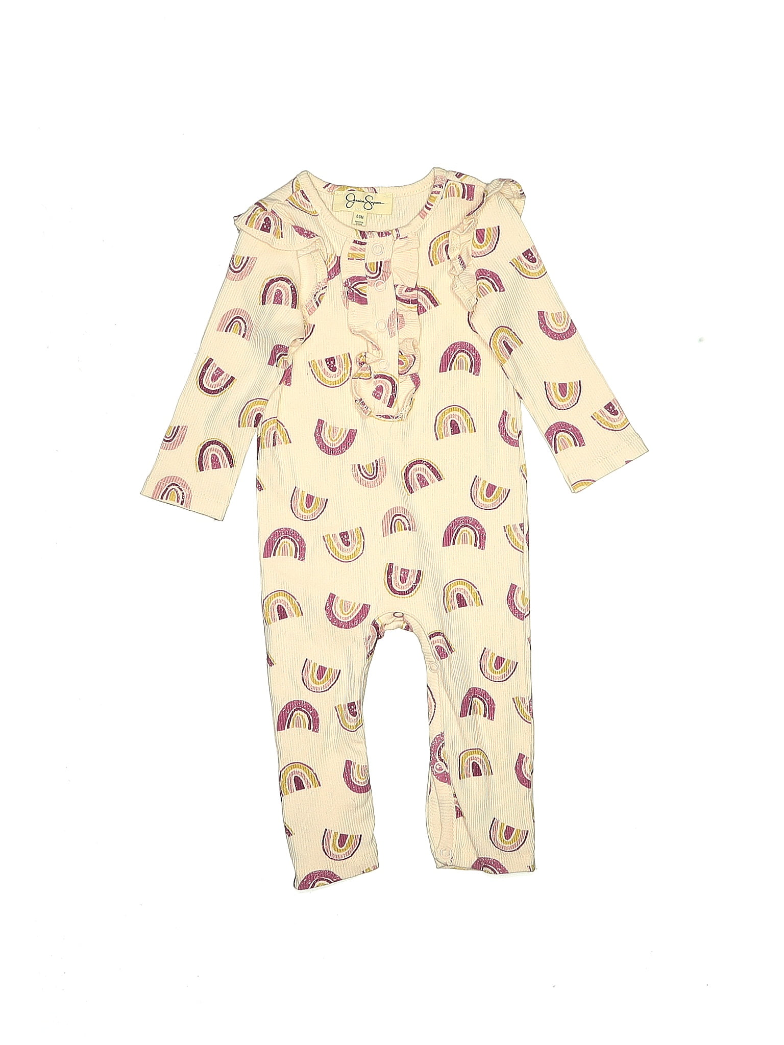 Jessica Simpson Ivory Long Sleeve Outfit Size 6-9 mo - 43% off | thredUP