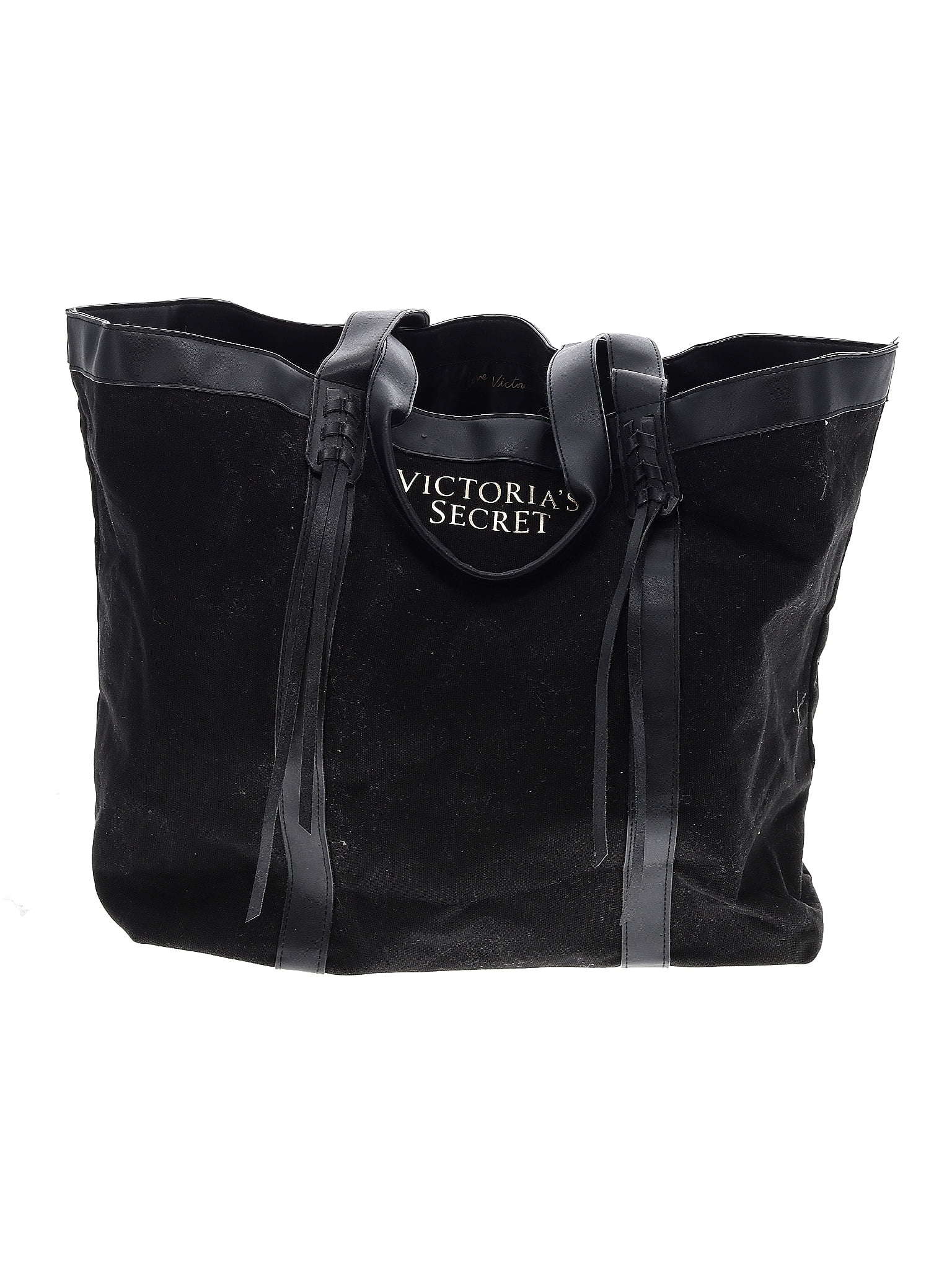 Victoria's Secret Solid Black Tote One Size - 68% off | thredUP