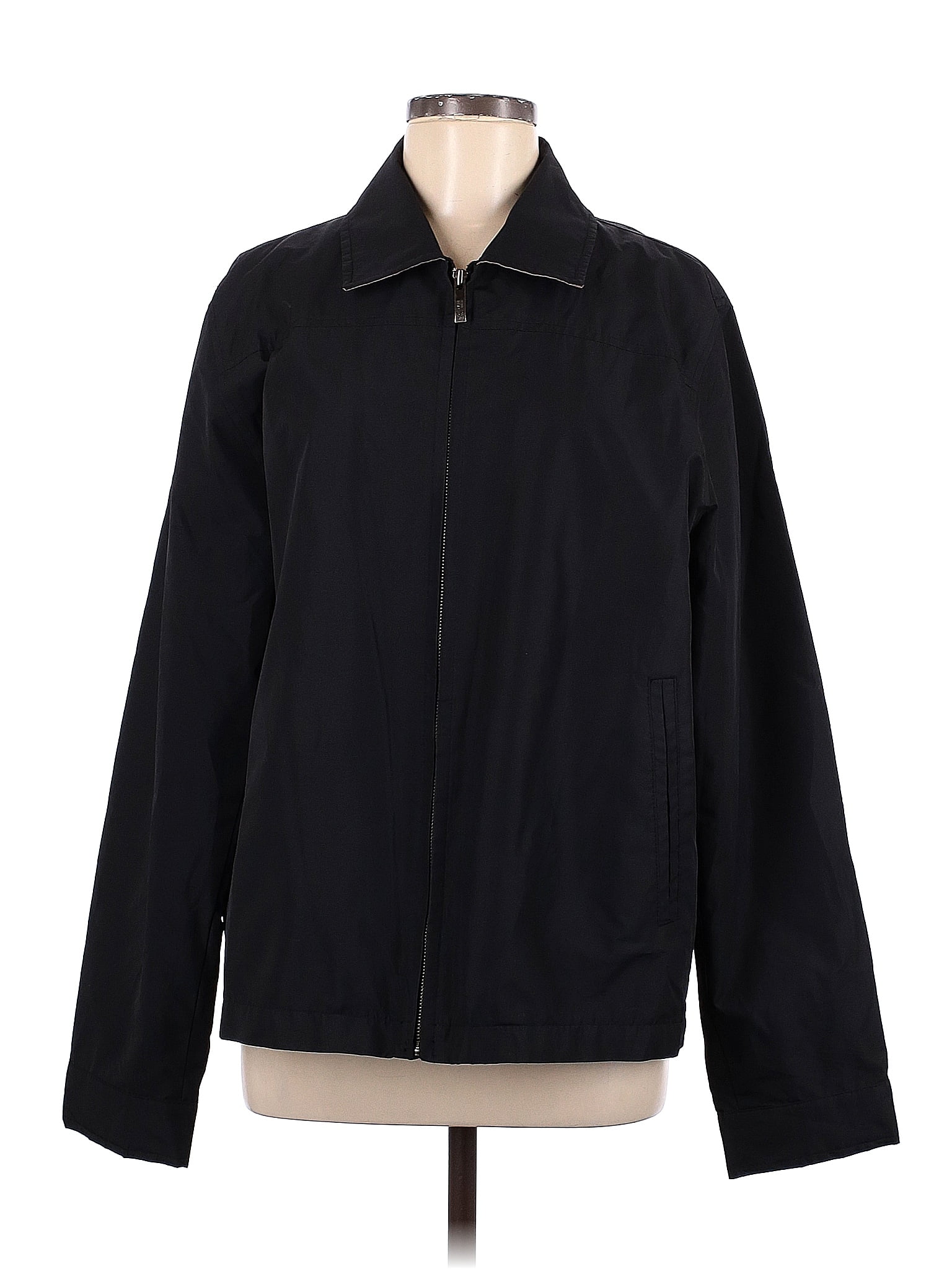 Kenneth Cole REACTION 100% Polyester Solid Black Jacket Size M - 64% ...