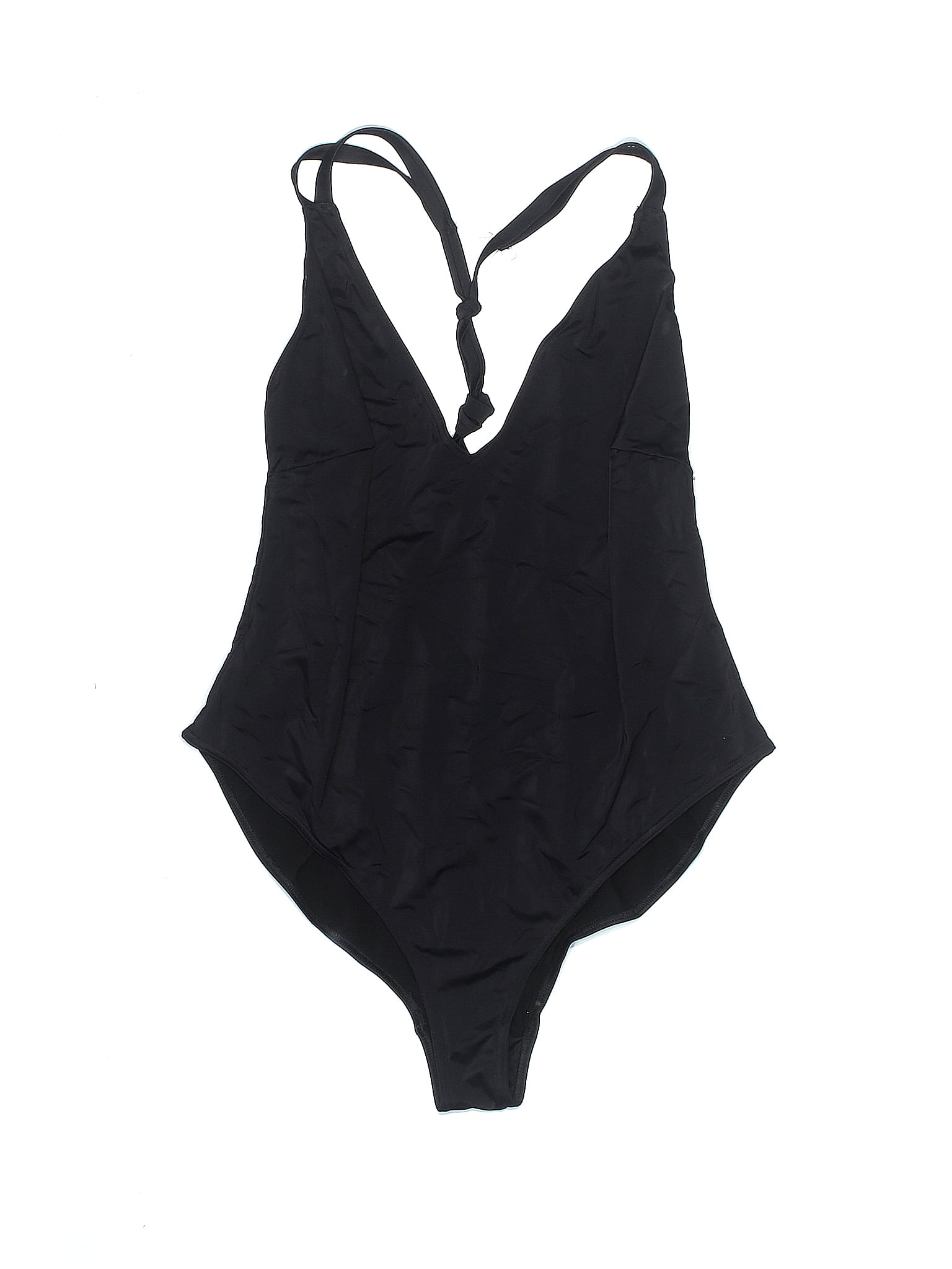 ASOS Solid Black One Piece Swimsuit Size 18 (Plus) - 50% off | thredUP
