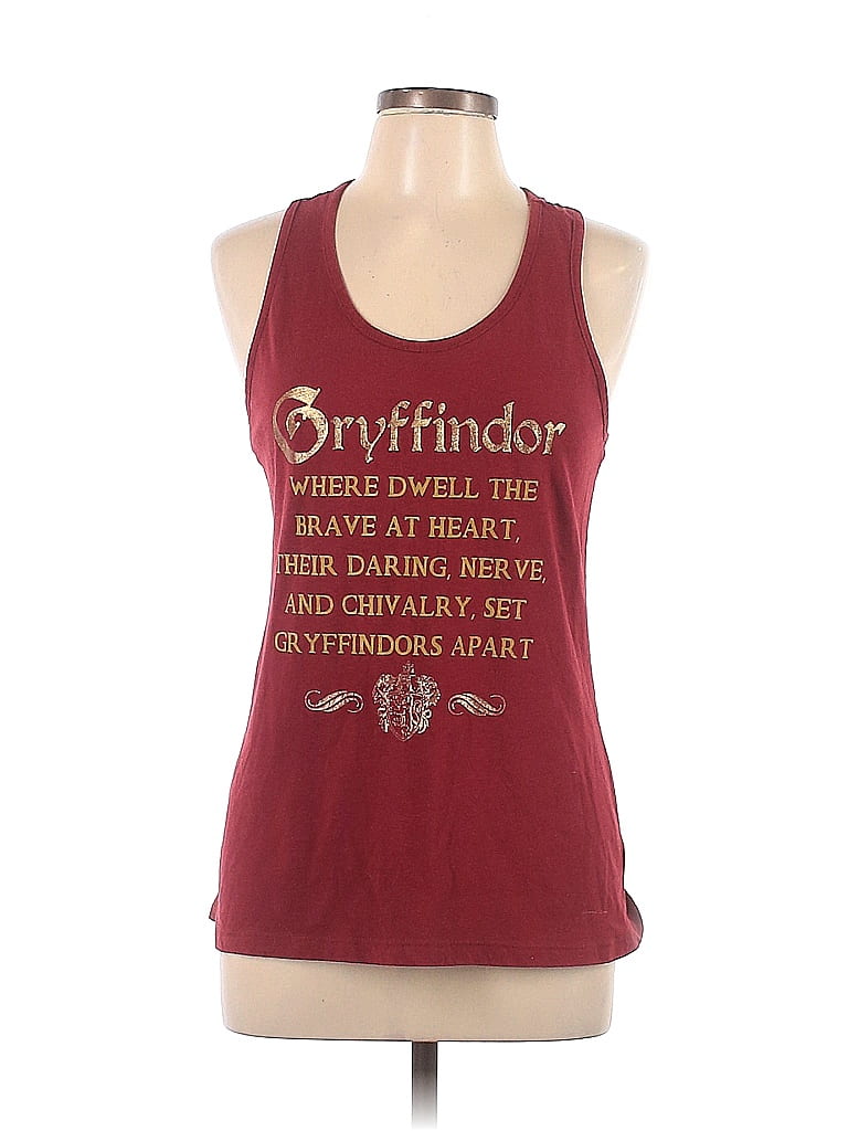 Harry Potter Graphic Solid Red Burgundy Tank Top Size L - 53% off | thredUP