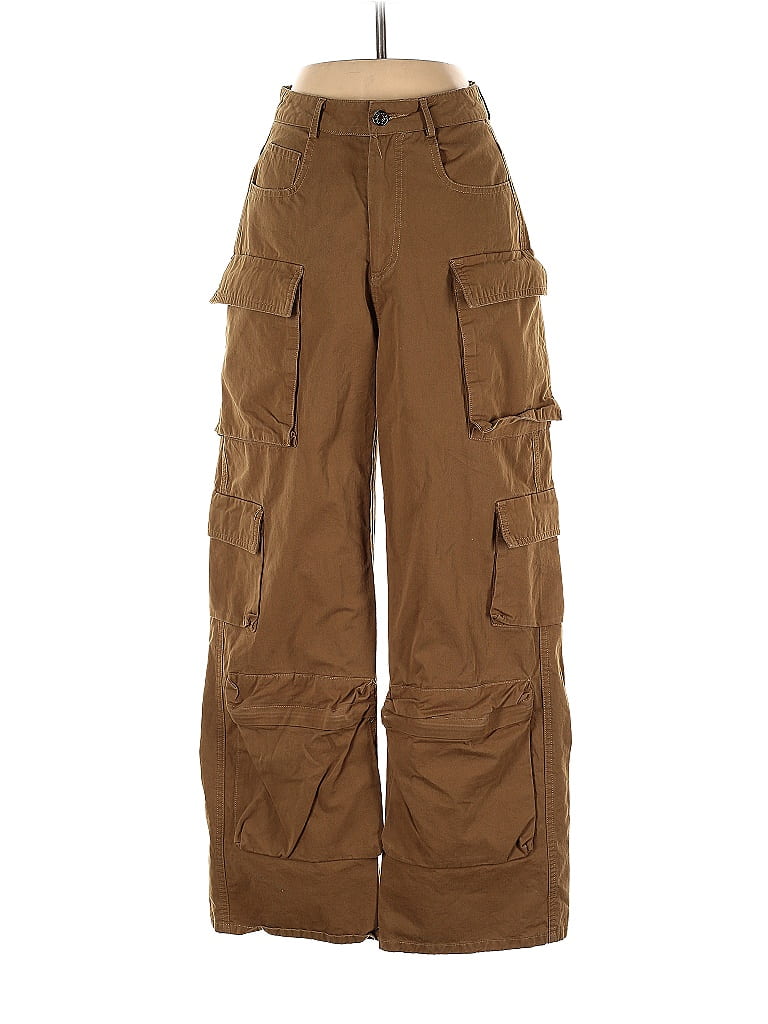 Molly King x BAYSE 100% Cotton Solid Brown Cargo Pants Size XS - 49% ...