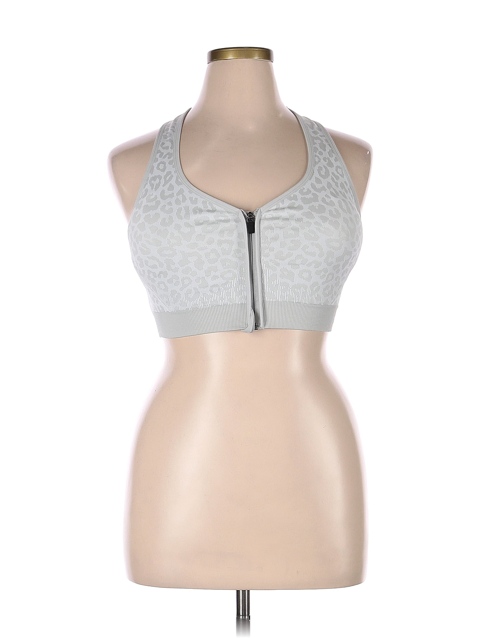 Avia Silver Sports Bra Size XXL - 36% off | thredUP